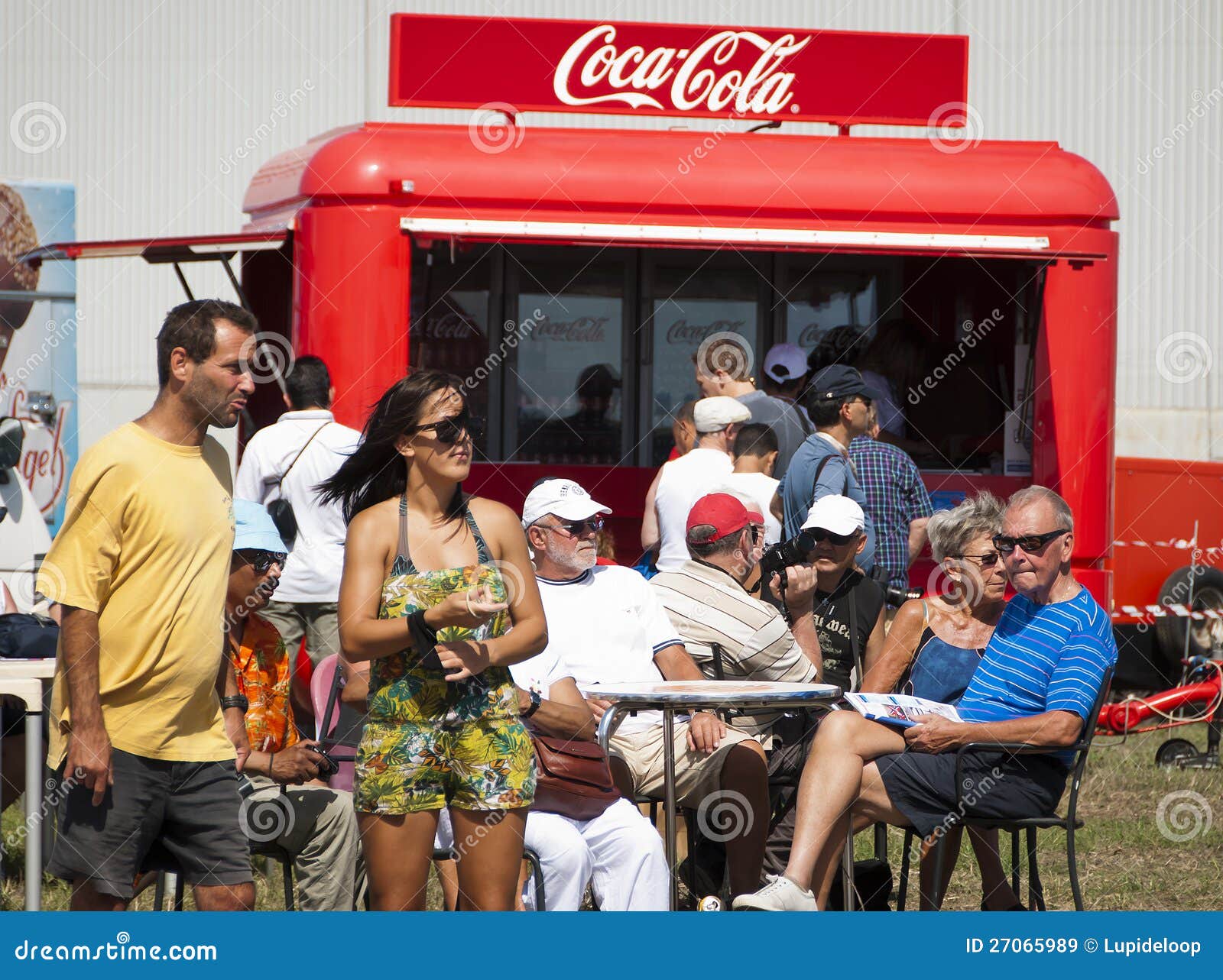 Taking a Break at the Coca Cola Bar Editorial Stock Image - Image of ...