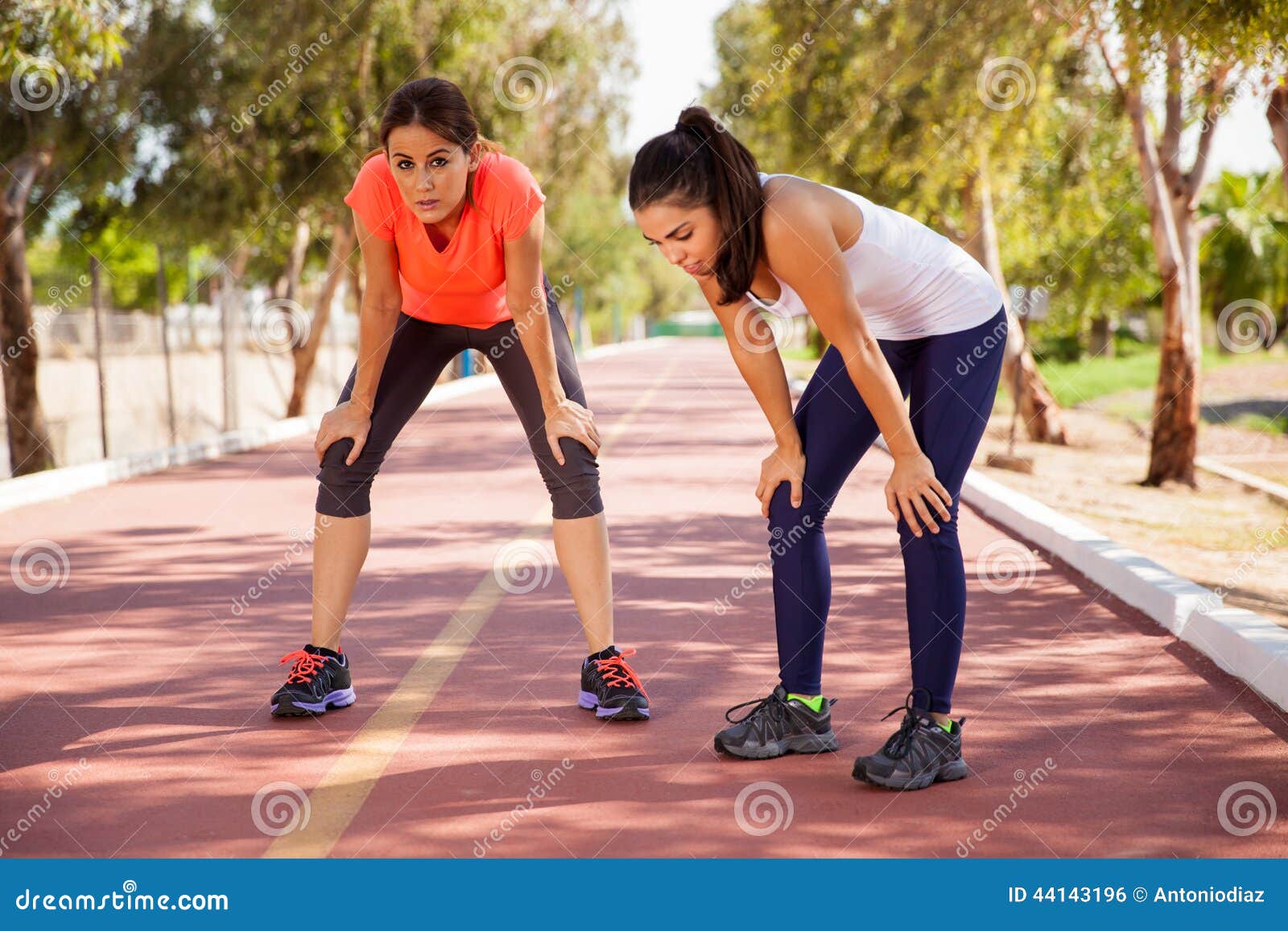 Taking a Break from Running Stock Photo - Image of adult, healthy: 44143196