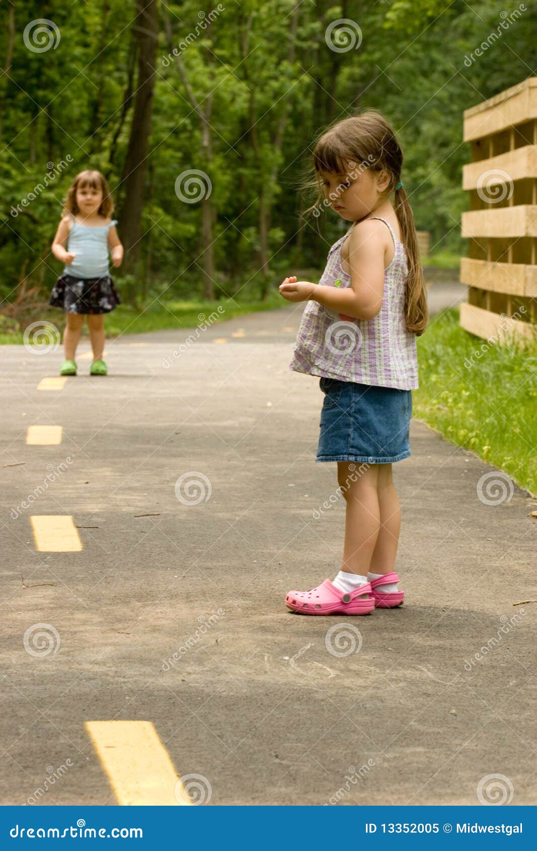 Taking a Break while on a Walk Stock Image - Image of innocence, cute ...