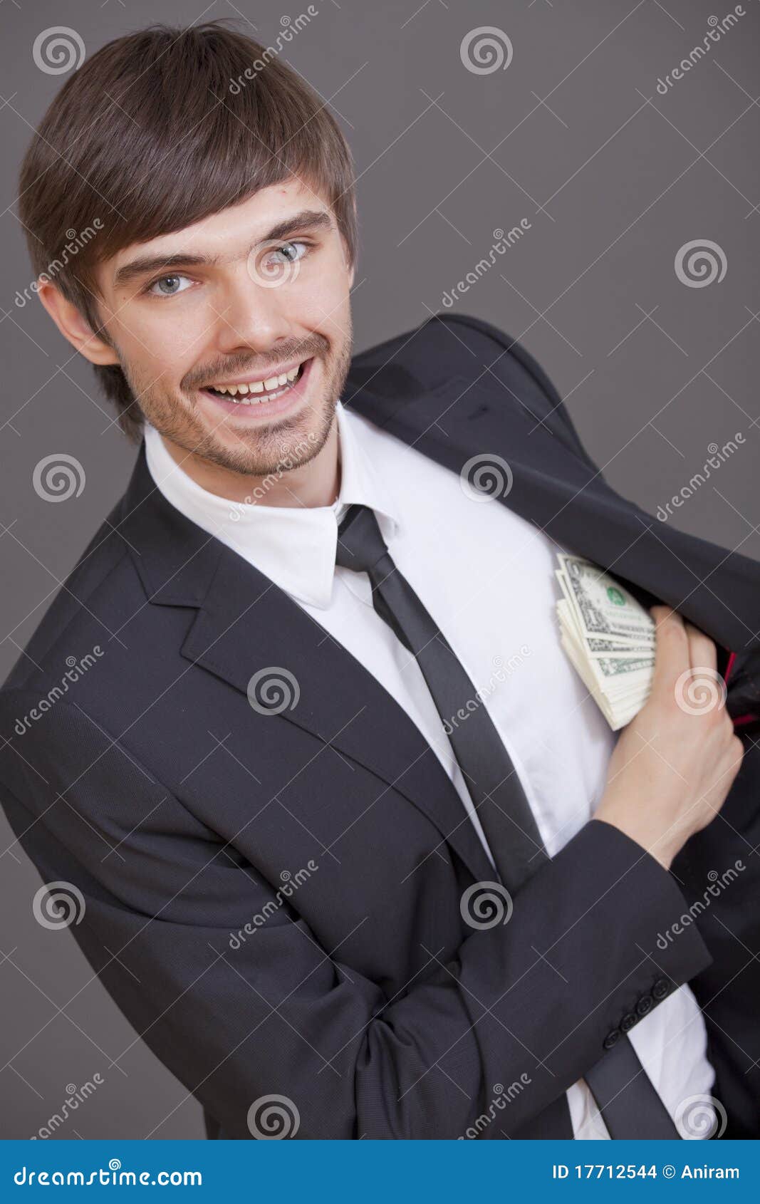 Taking bribe stock photo. Image of portrait, holding - 17712544