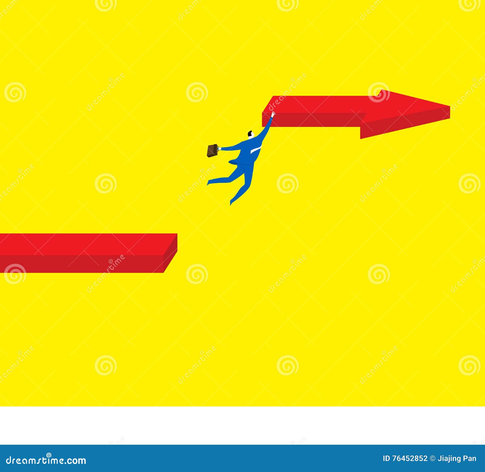 Taking a chance stock illustration. Illustration of improve - 76452852