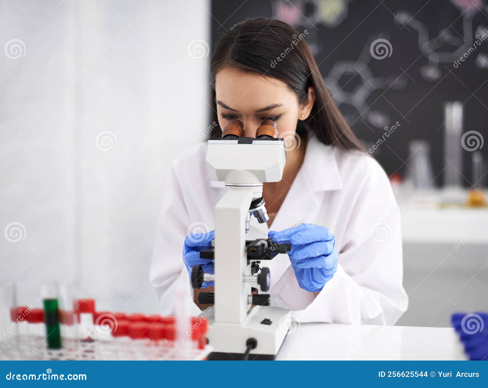Taking a Closer Look at the Sample. Profile of a Female Scientist ...