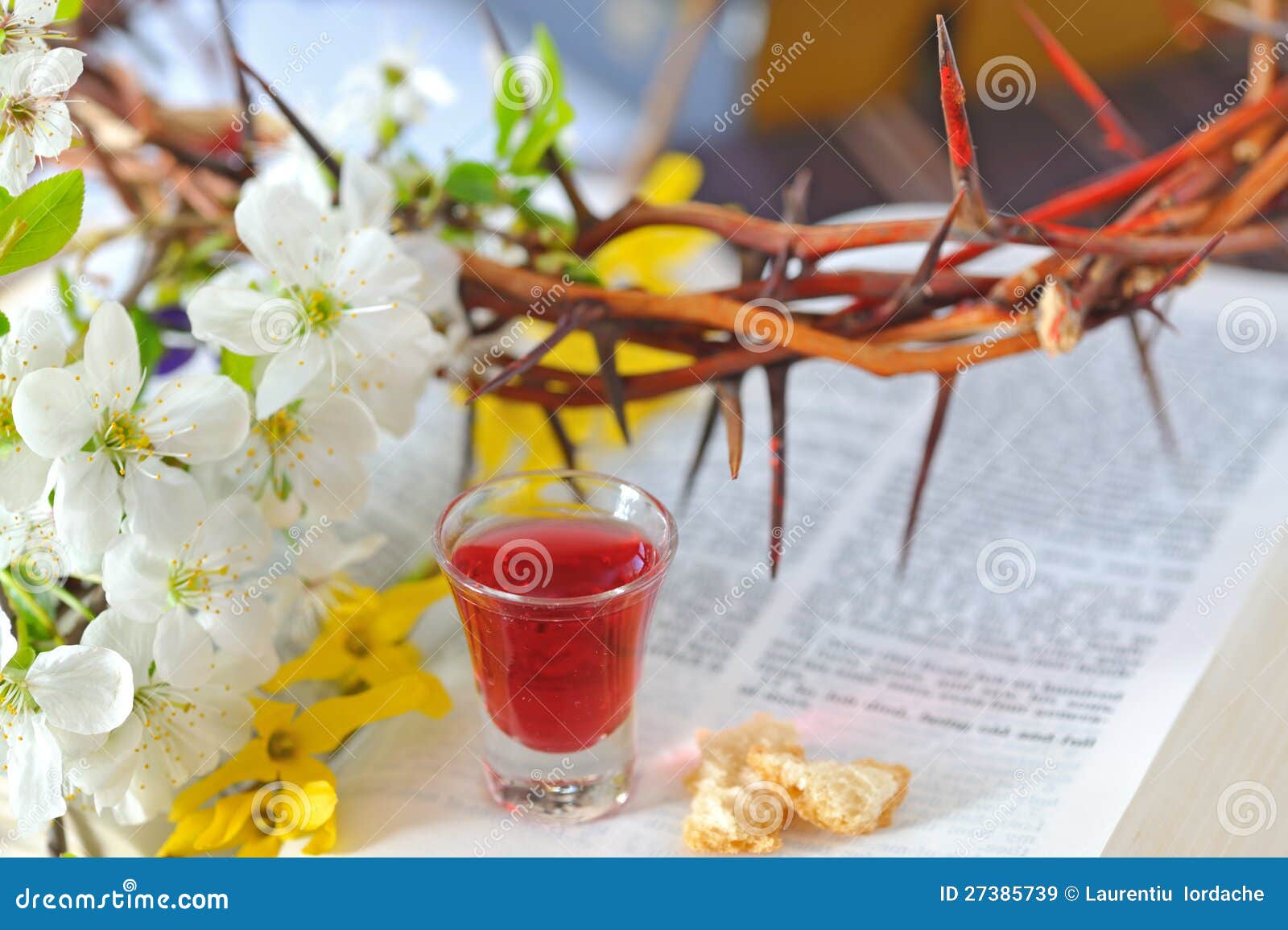 Taking Communion stock image. Image of crown, sacrament - 27385739