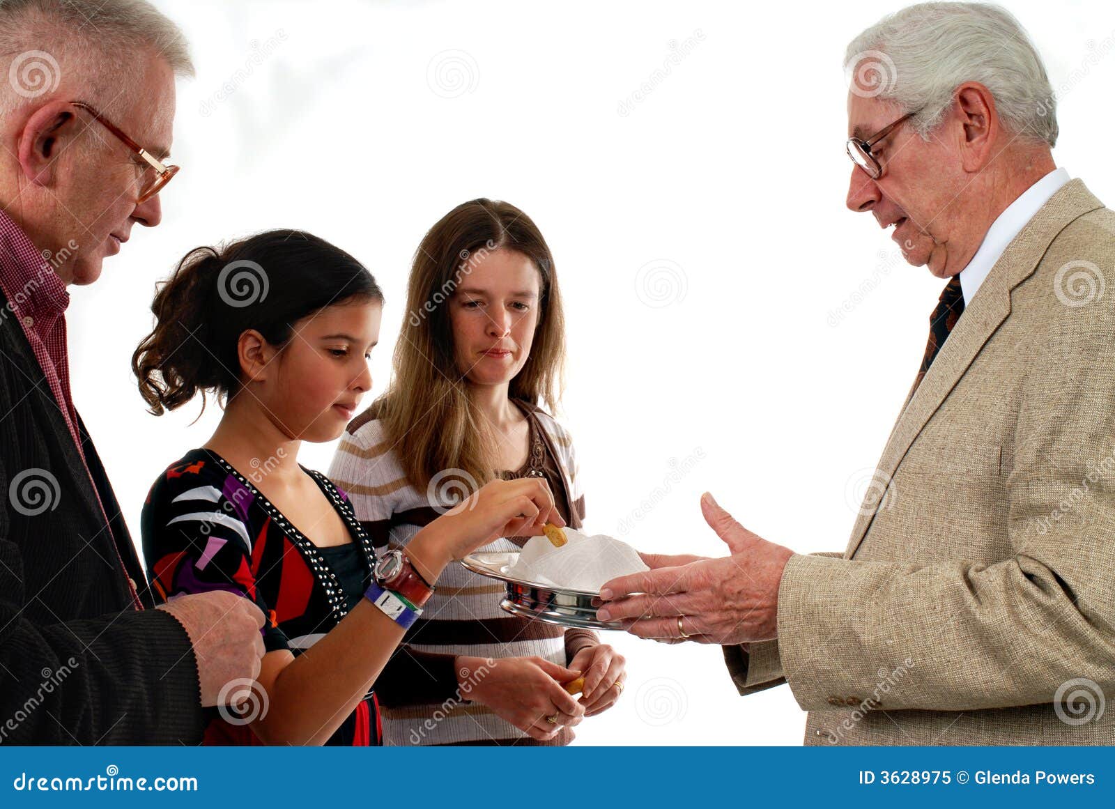 Taking Communion stock image. Image of elder, communion - 3628975