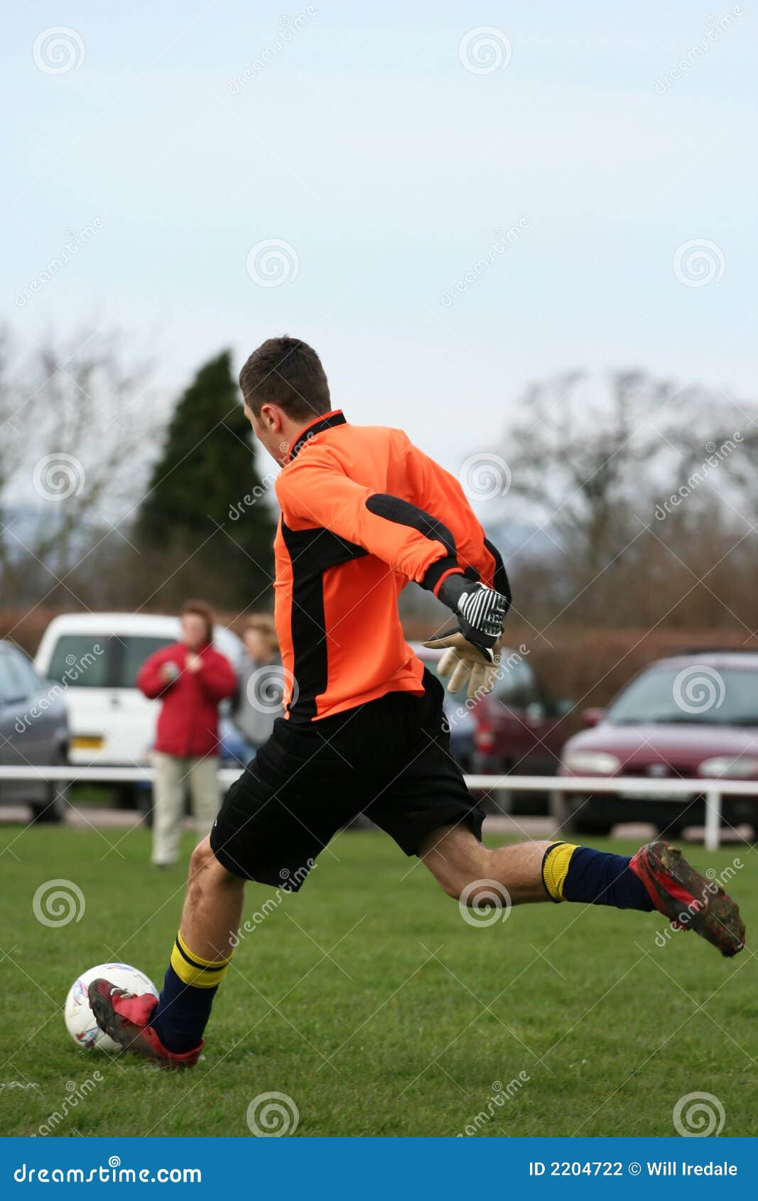 Taking a Goal Kick stock photo. Image of kick, active - 2204722