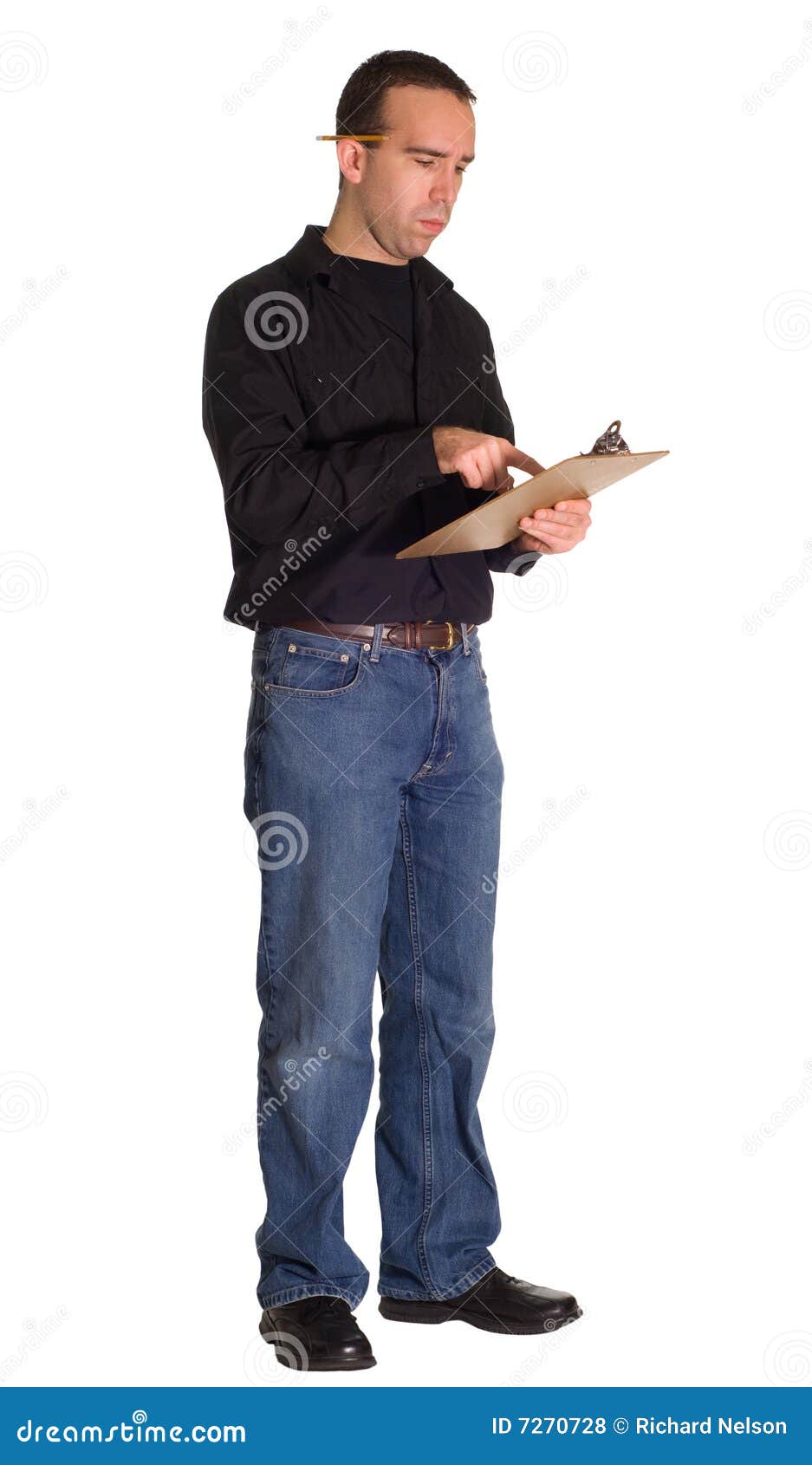 Taking Inventory stock photo. Image of supervisor, business - 7270728