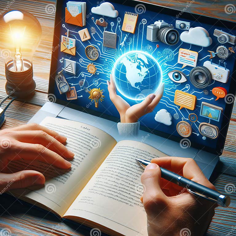 Taking a Language Course Learning a New Language and Expaning Stock ...