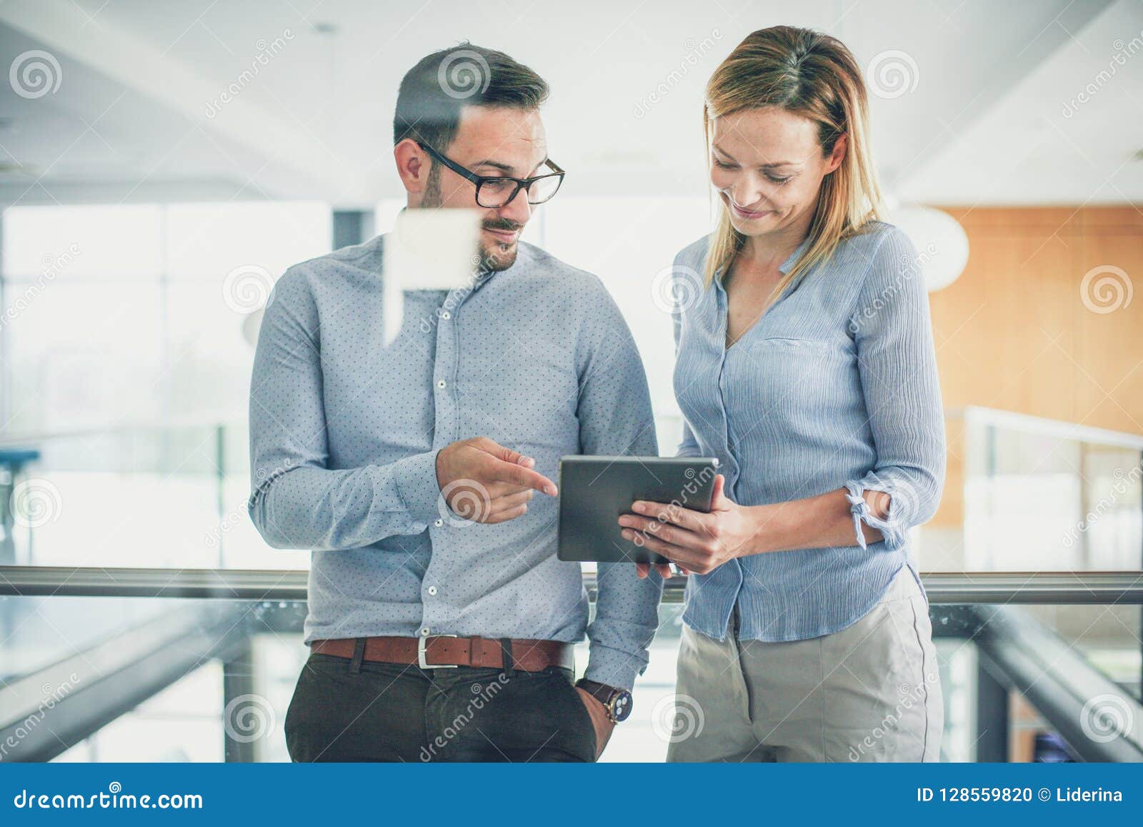 Taking the Lead with Technology. Stock Photo - Image of discuss ...