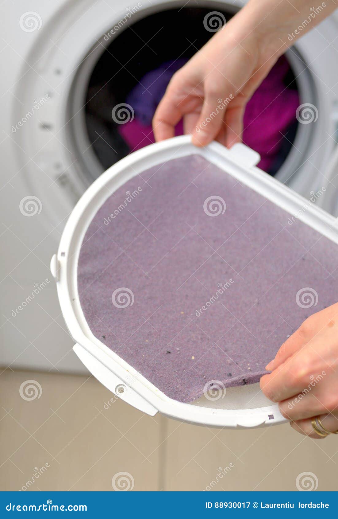 Taking the Lent of Dryer Machine Stock Image - Image of lent ...