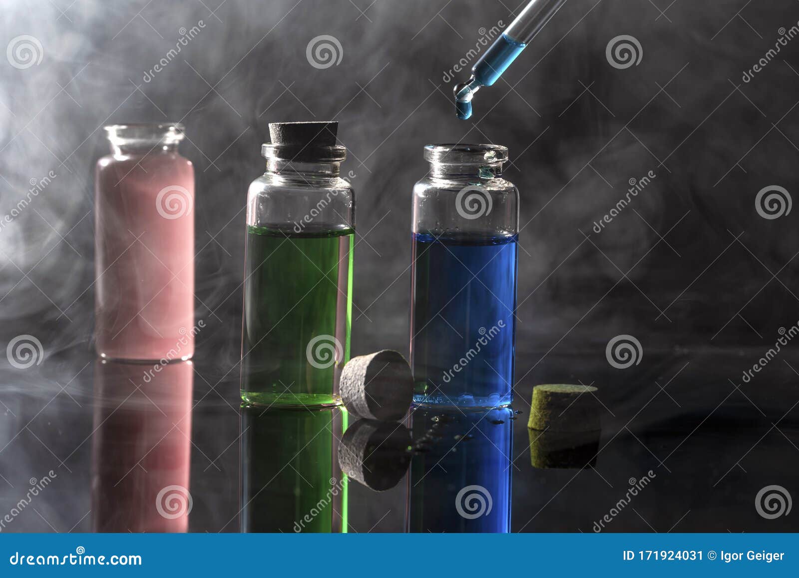 Taking a Liquid Sample from a Test Tube in a Research Laboratory Stock ...