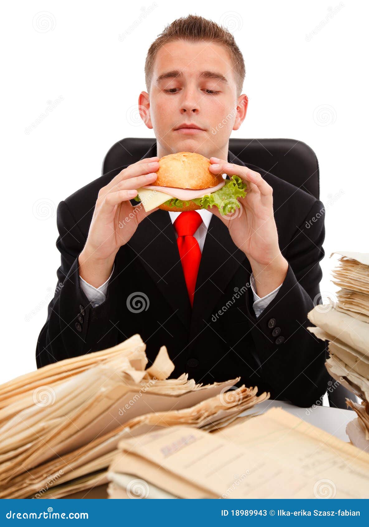 Taking a meal break stock image. Image of young, break - 18989943
