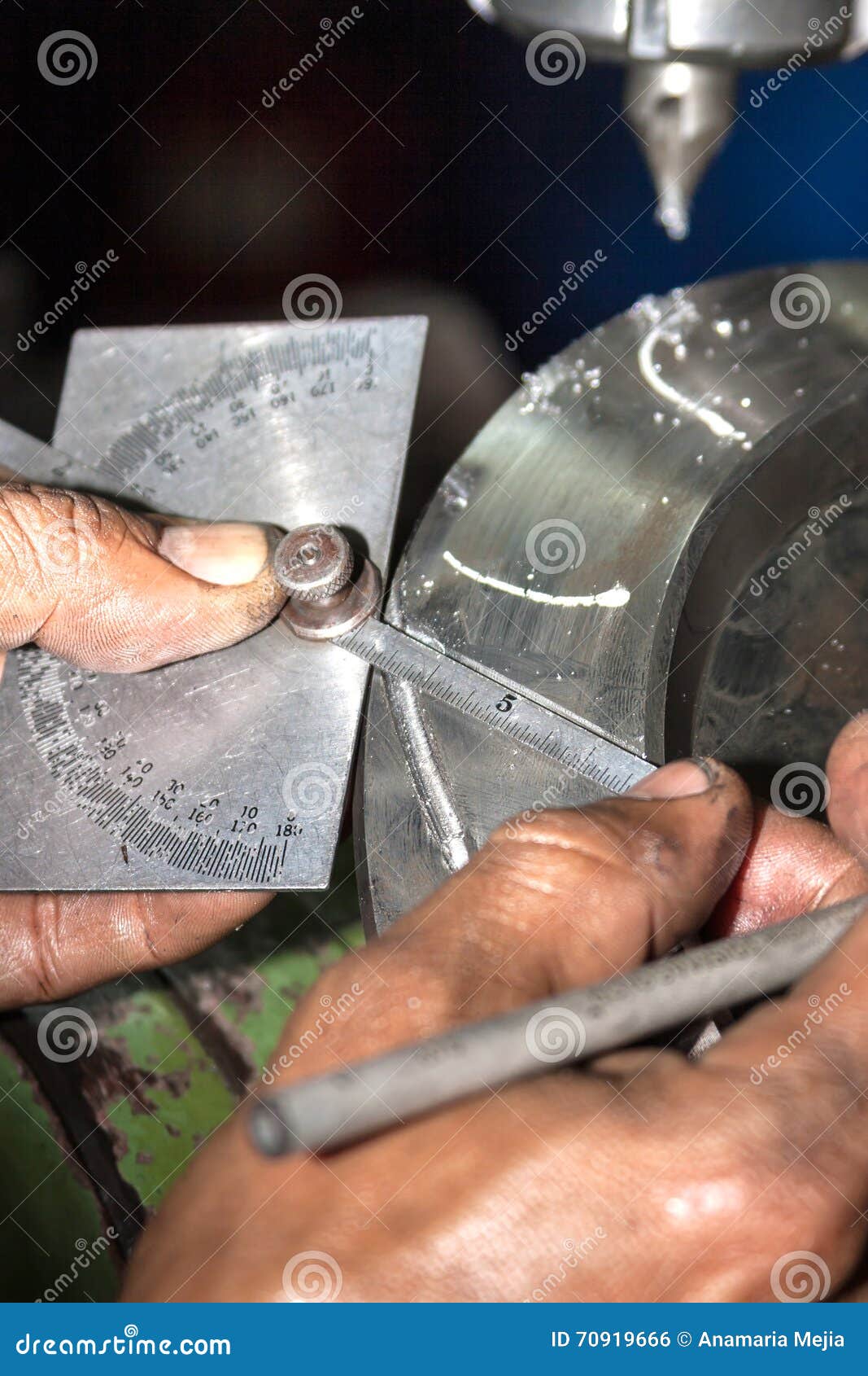 Taking measures stock photo. Image of milling, worker - 70919666
