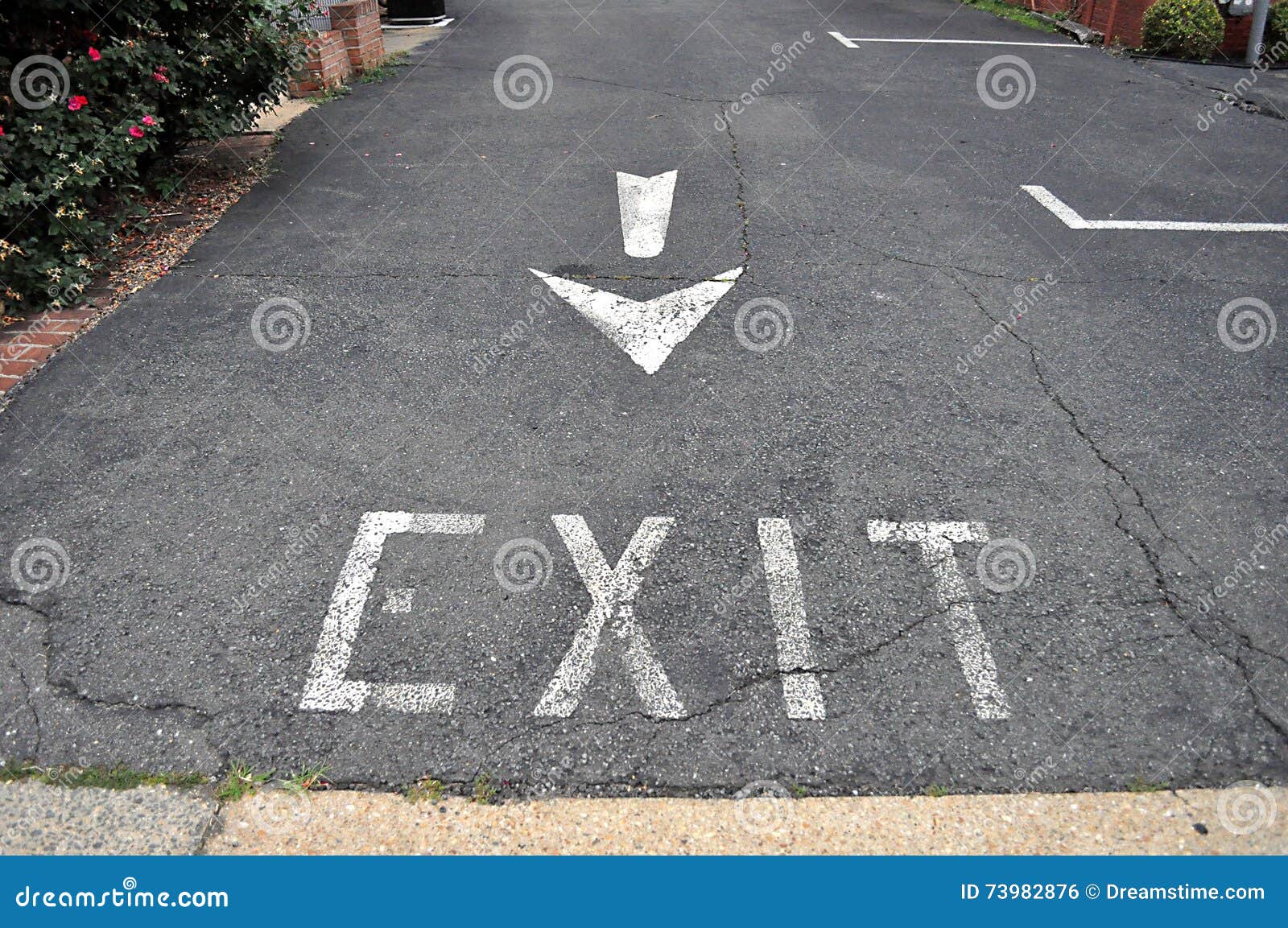Taking my Exit stock photo. Image of outside, painted - 73982876