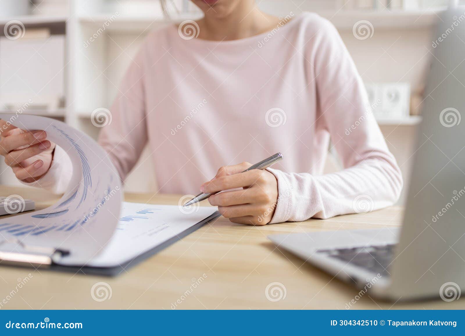 Taking Note, Young Woman S Hand Writing an Important Message in ...