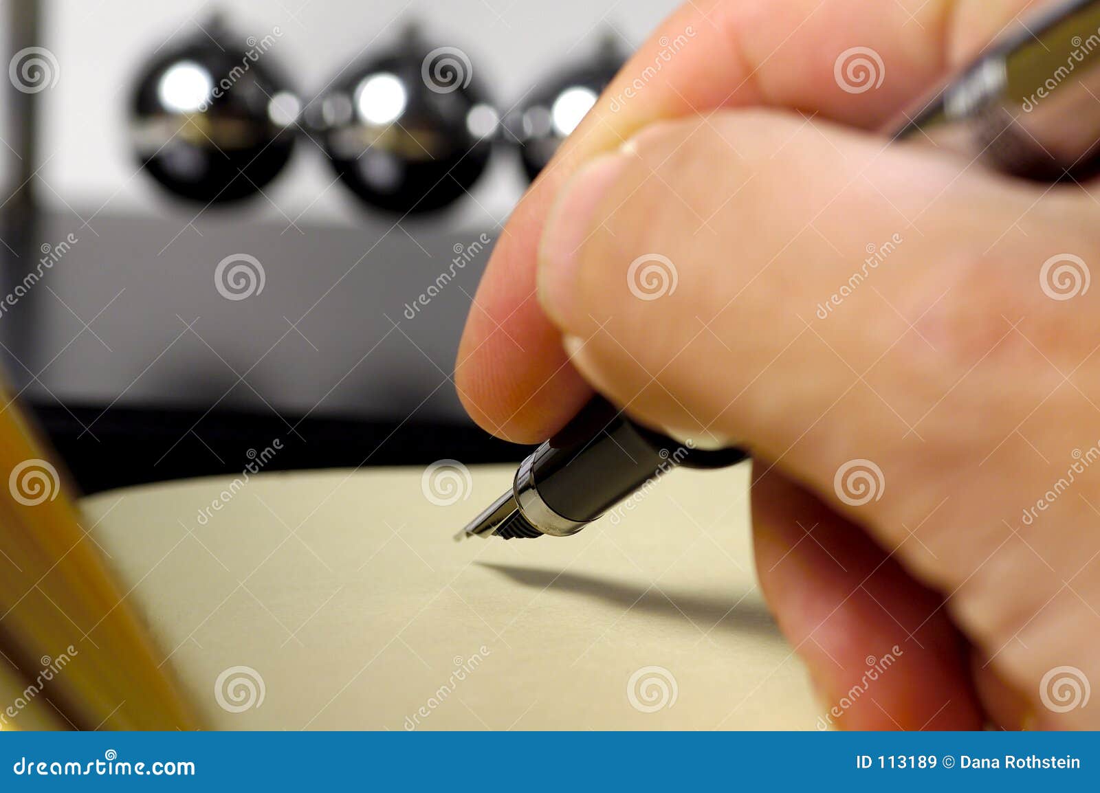 Taking Notes stock image. Image of correspondance, notepad - 113189