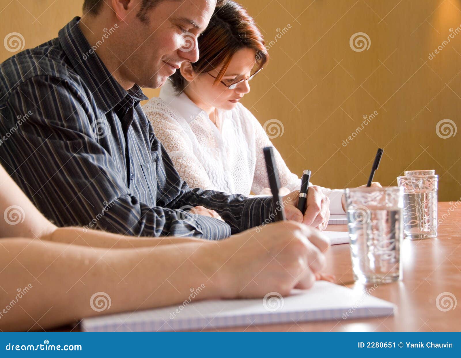 Taking notes stock image. Image of notes, meeting, corporate - 2280651