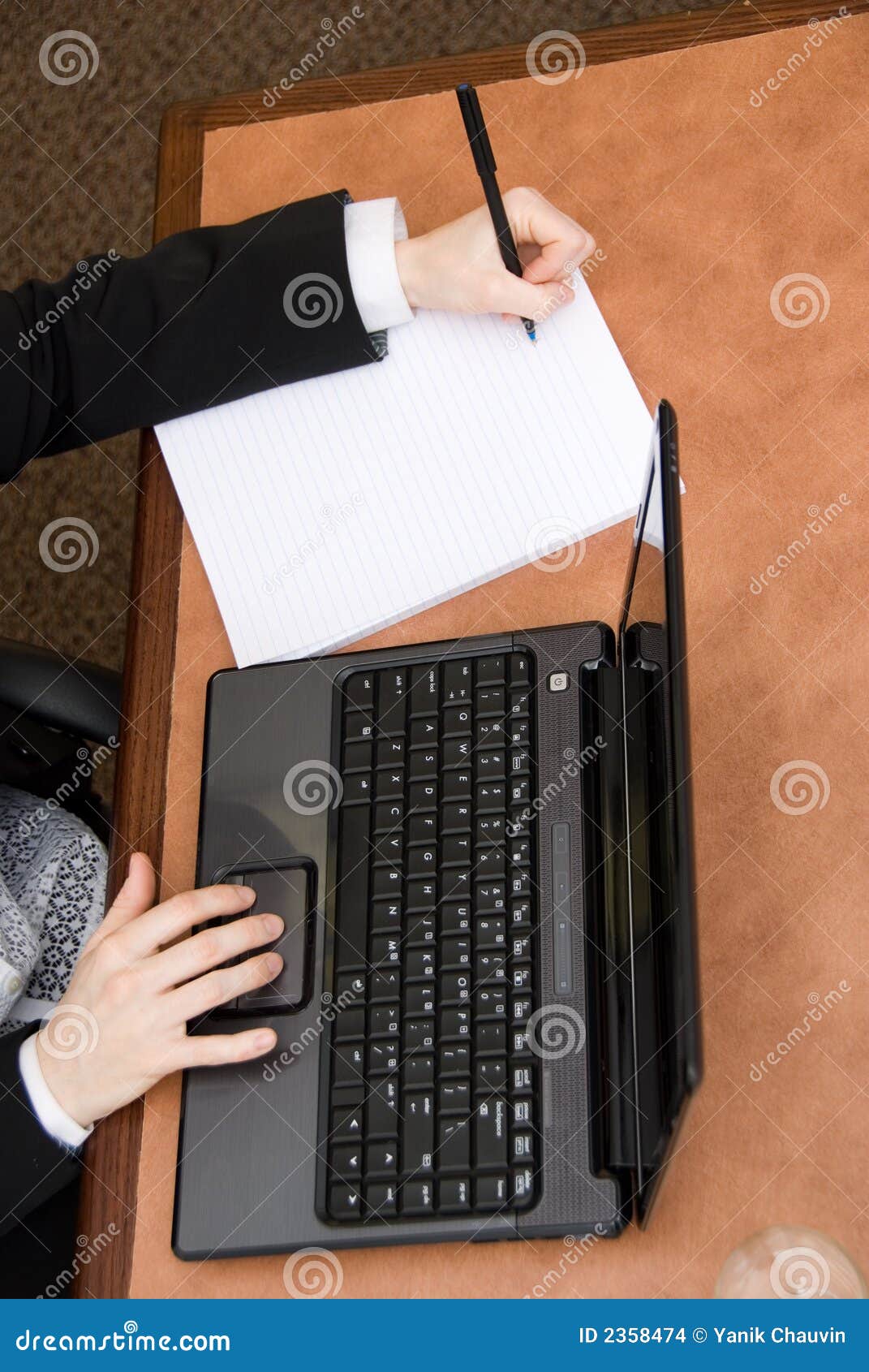 Taking notes stock photo. Image of director, connection - 2358474