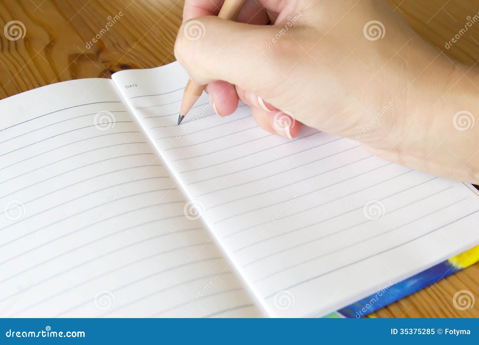Taking notes stock image. Image of message, home, handwriting - 35375285