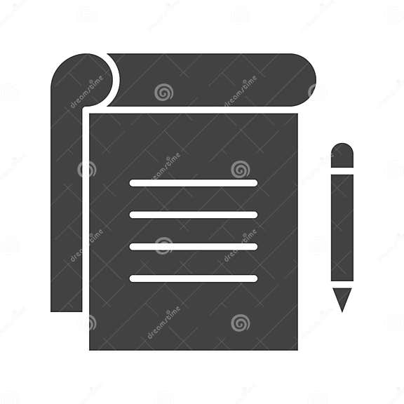 Taking Notes Icon Vector Image. Stock Illustration - Illustration of ...