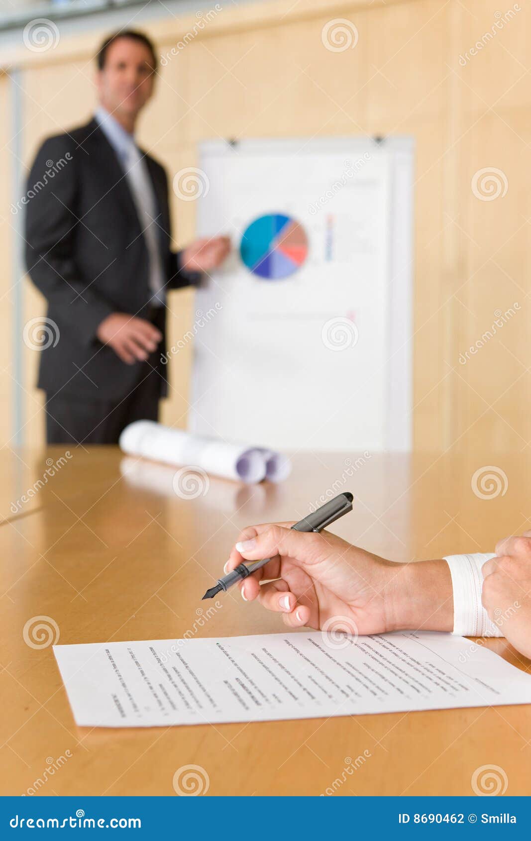 Taking notes at a meeting stock photo. Image of group - 8690462