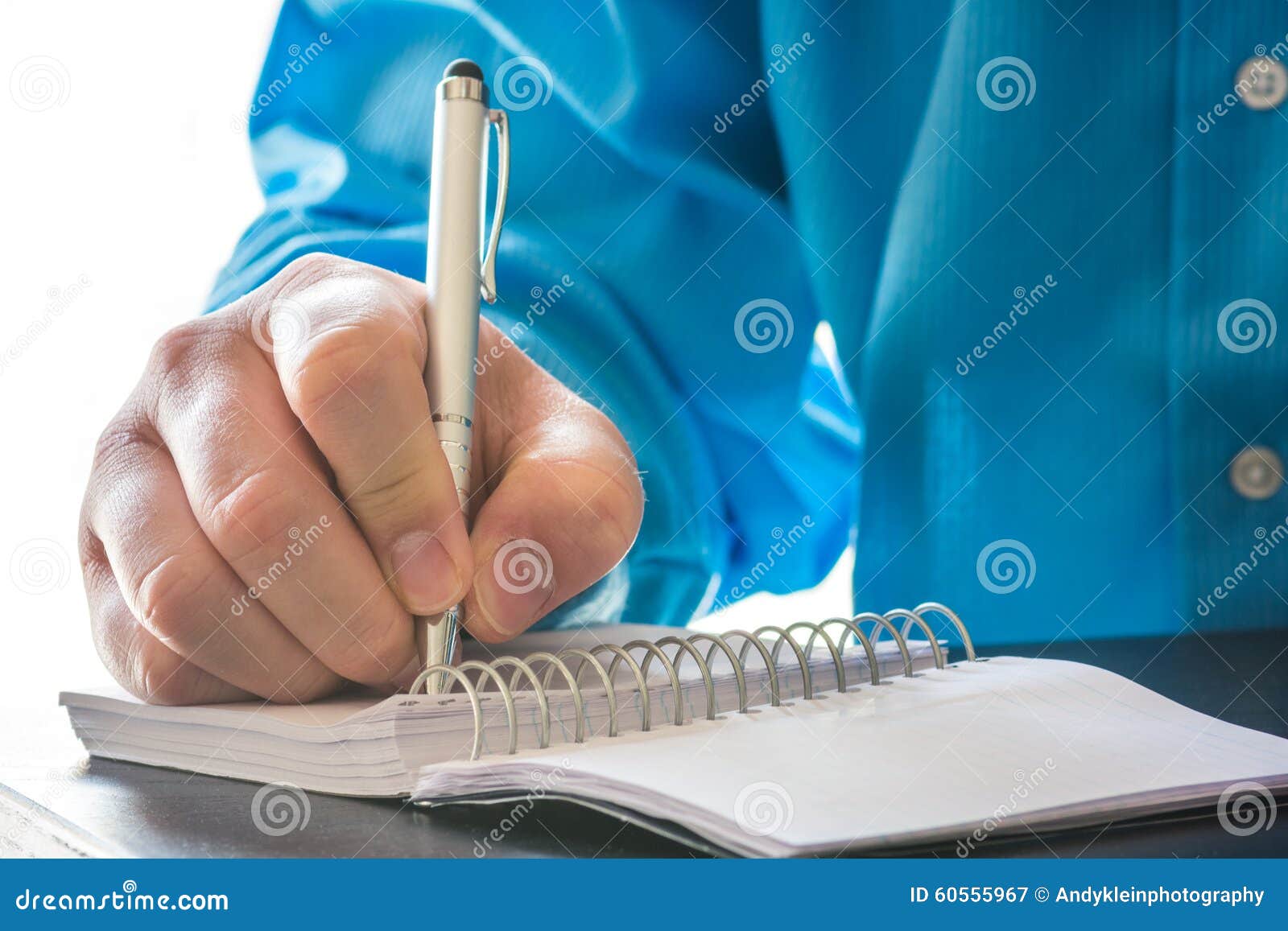 Taking Notes stock image. Image of communication, hand - 60555967