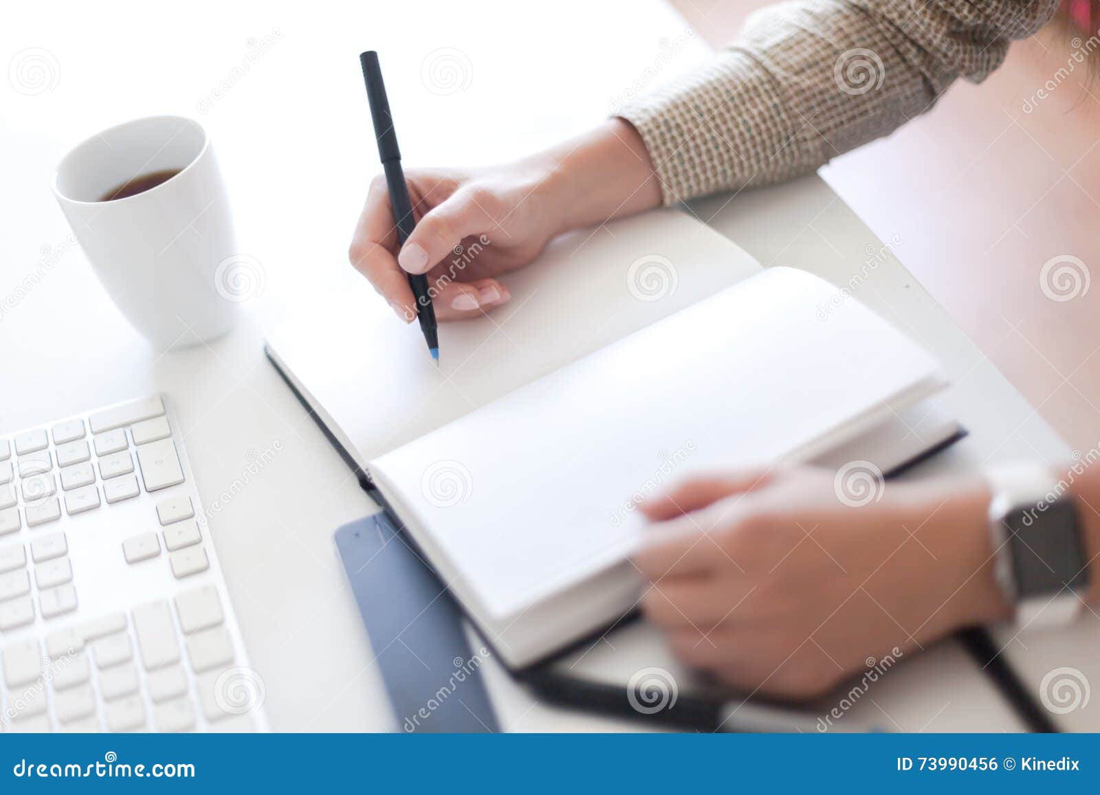 Taking Notes. Industry And Paperwork. Worker With Happy Face. Inspector ...