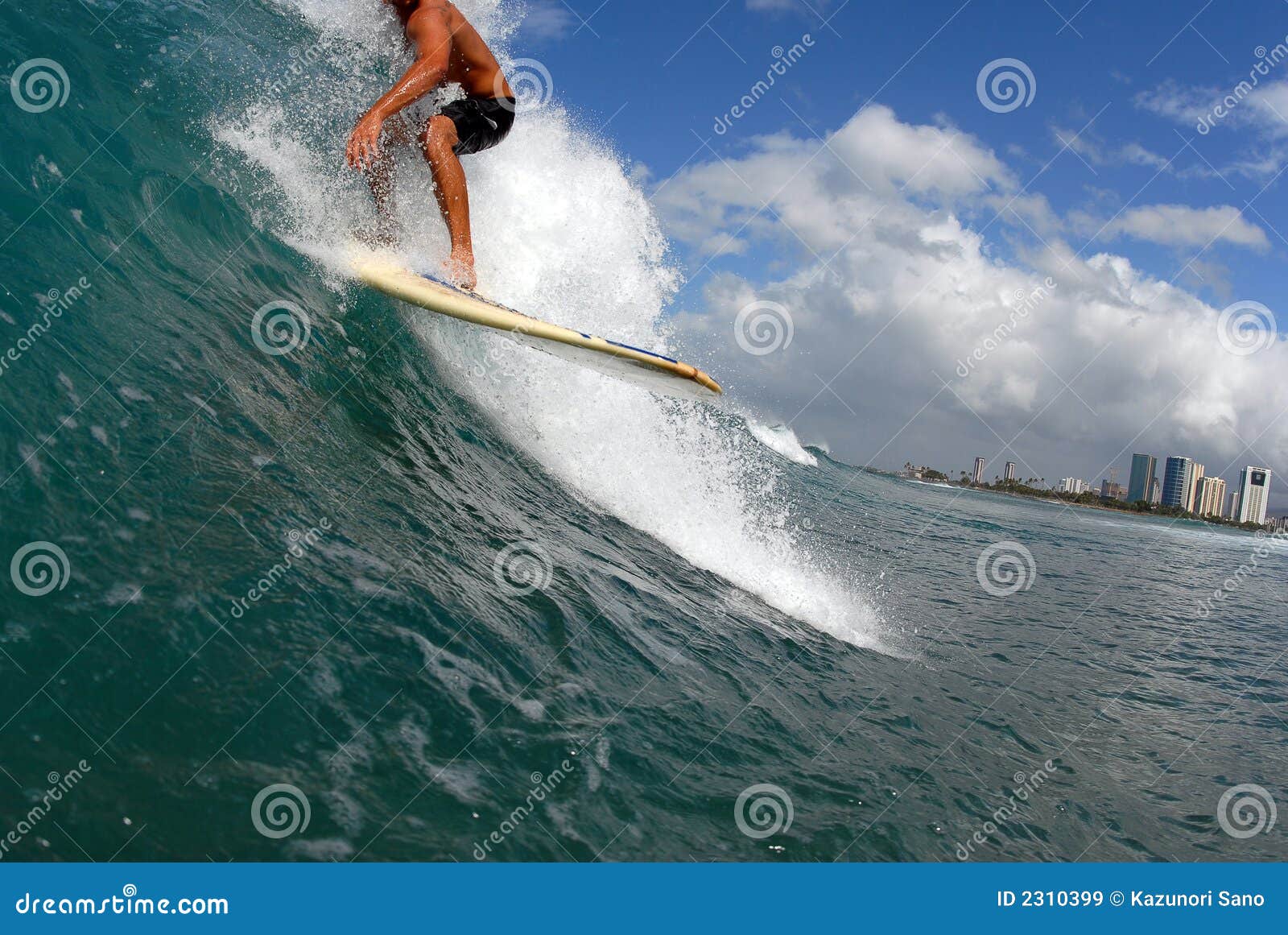 Taking off stock image. Image of surf, hawaii, honolulu - 2310399