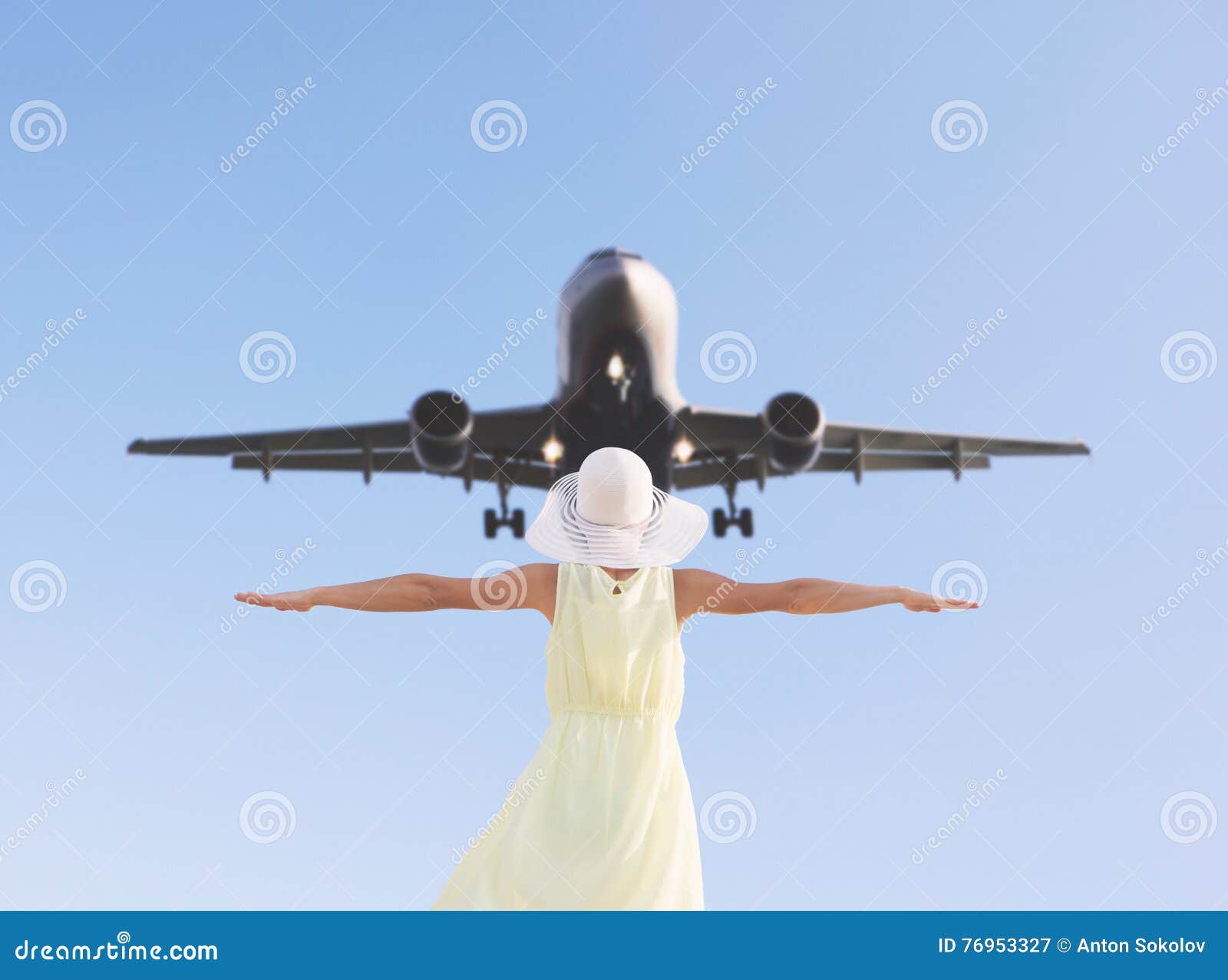 Taking Off stock image. Image of landing, takeoff, leaving - 76953327