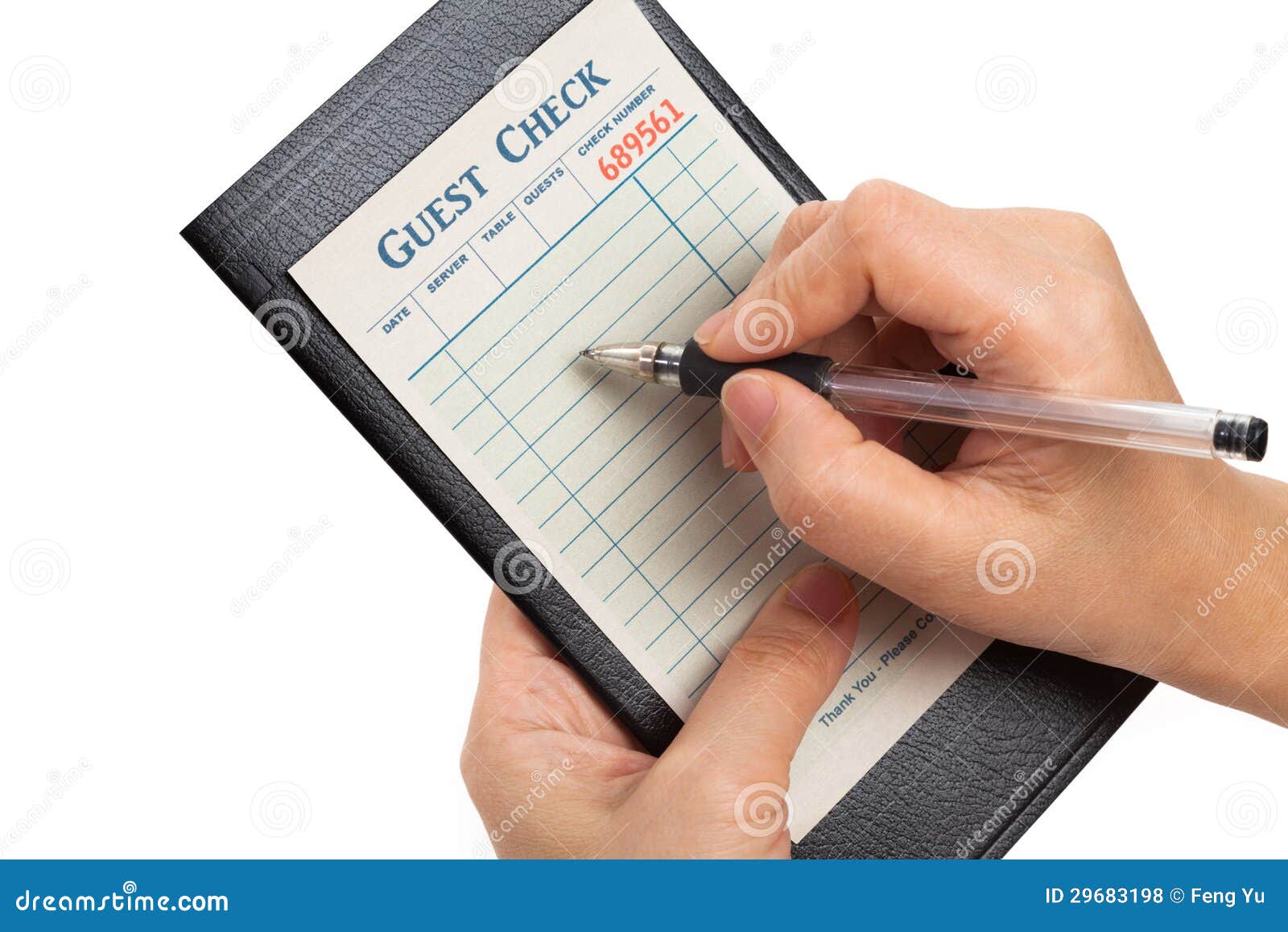 Taking orders stock photo. Image of green, copy, isolated - 29683198