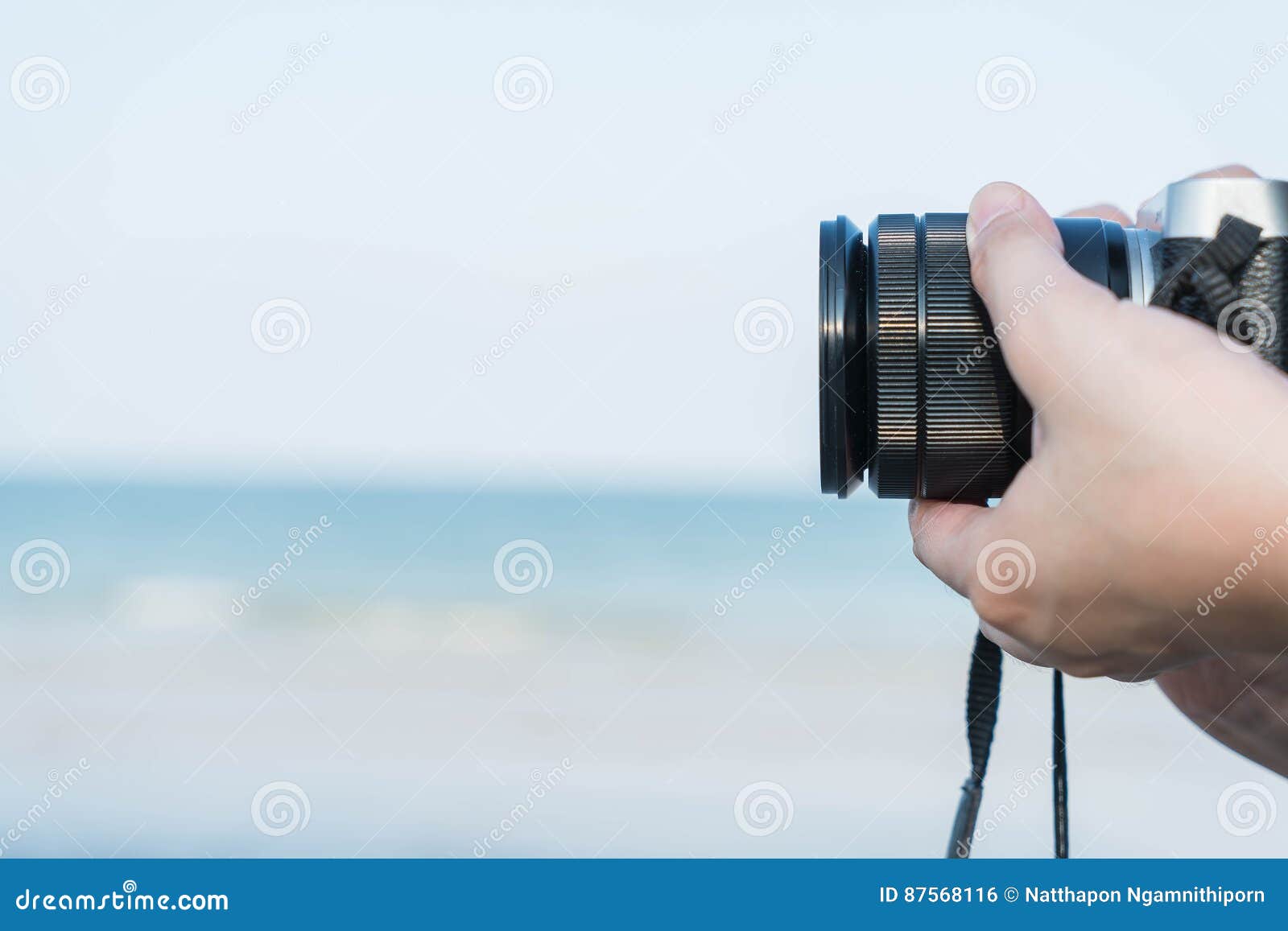 Taking a Picture Using a Camera Stock Photo - Image of adult ...