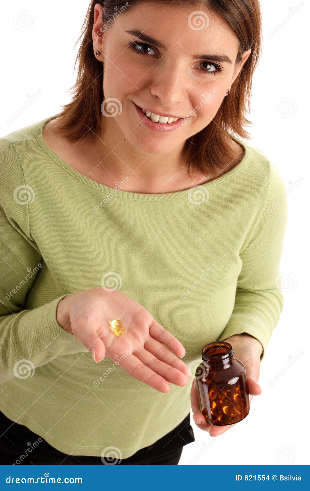 Taking a pill stock photo. Image of pose, disease, feeling - 821554