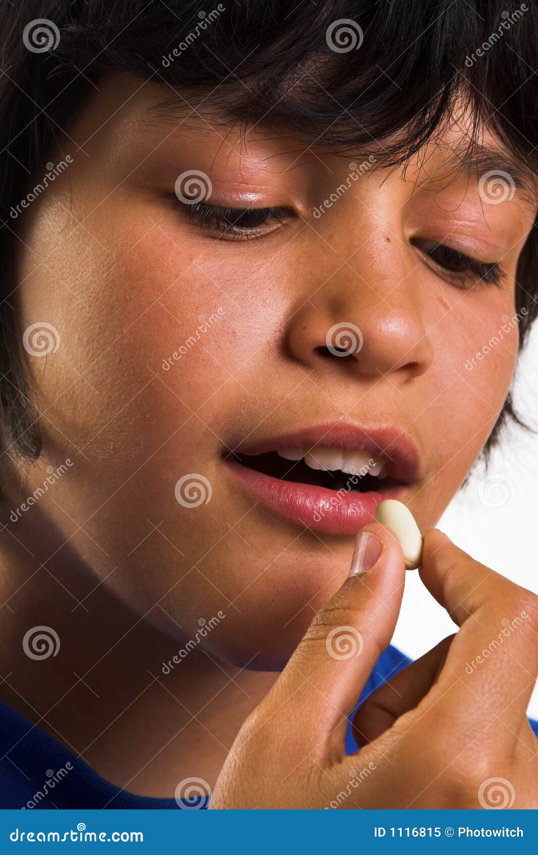 Taking pills stock image. Image of hurt, sick, headache - 1116815