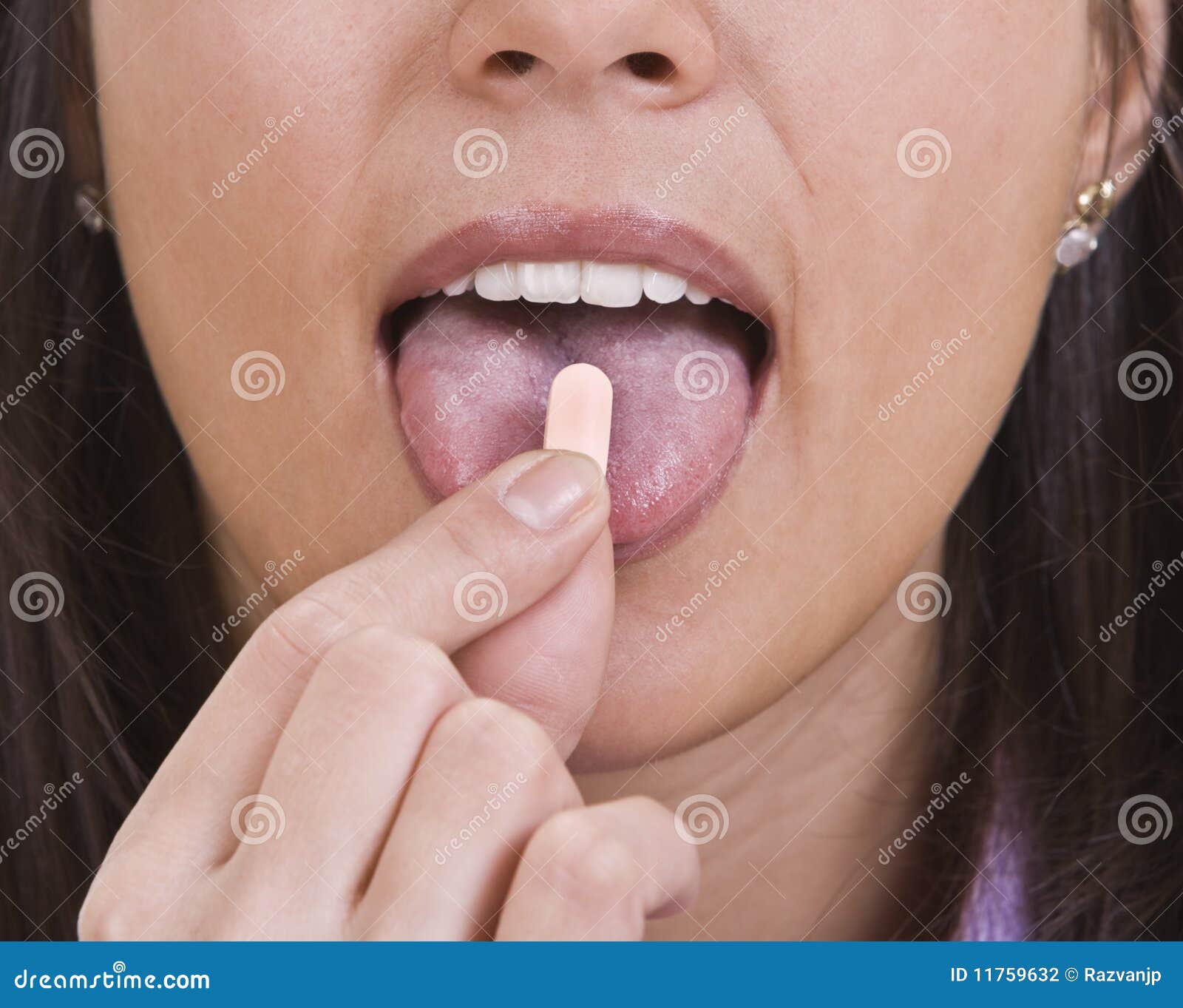 Taking Pills stock photo. Image of lips, lifestyle, health - 11759632