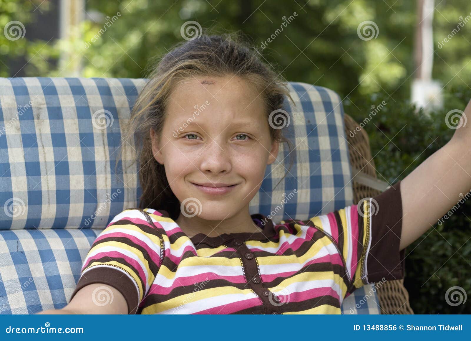 Taking a Rest from Playing Hard Stock Photo - Image of people, girl ...