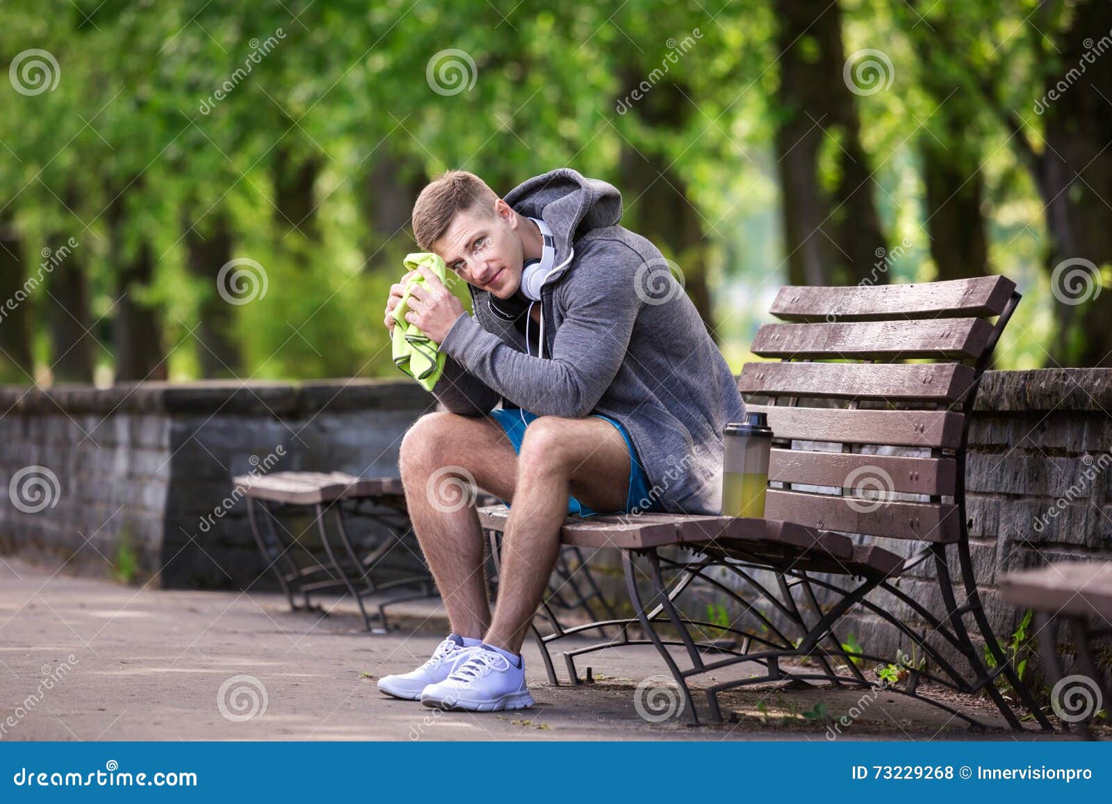Taking rest after training stock photo. Image of looking - 73229268