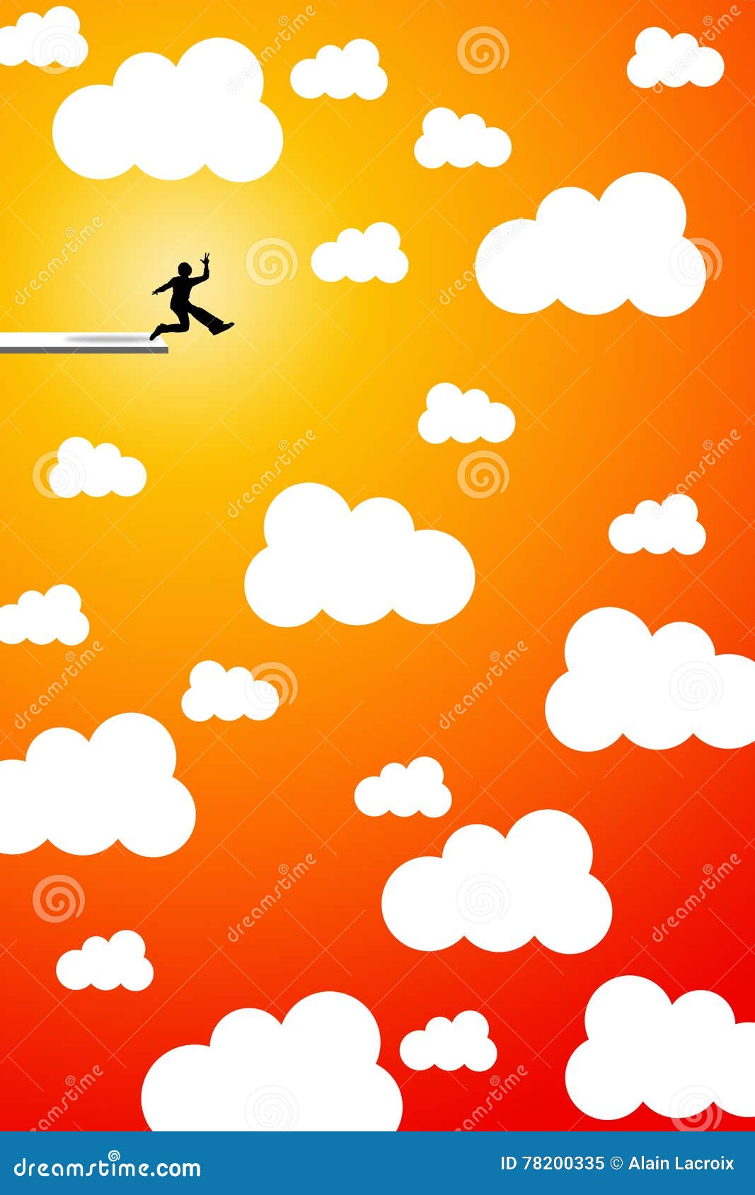 Taking risks stock illustration. Illustration of growth - 78200335