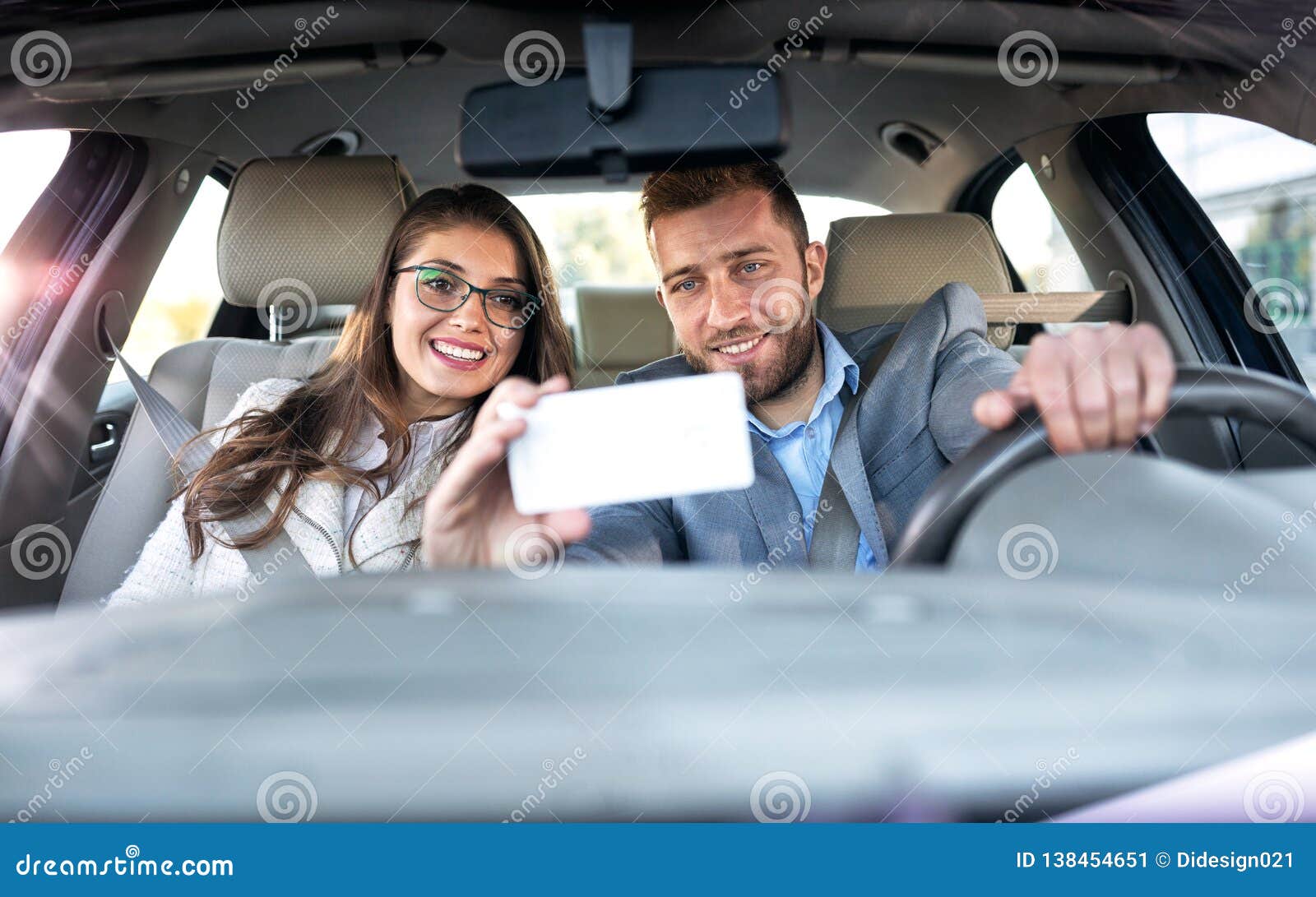 Taking a Selfie while Driving Stock Image - Image of beautiful ...