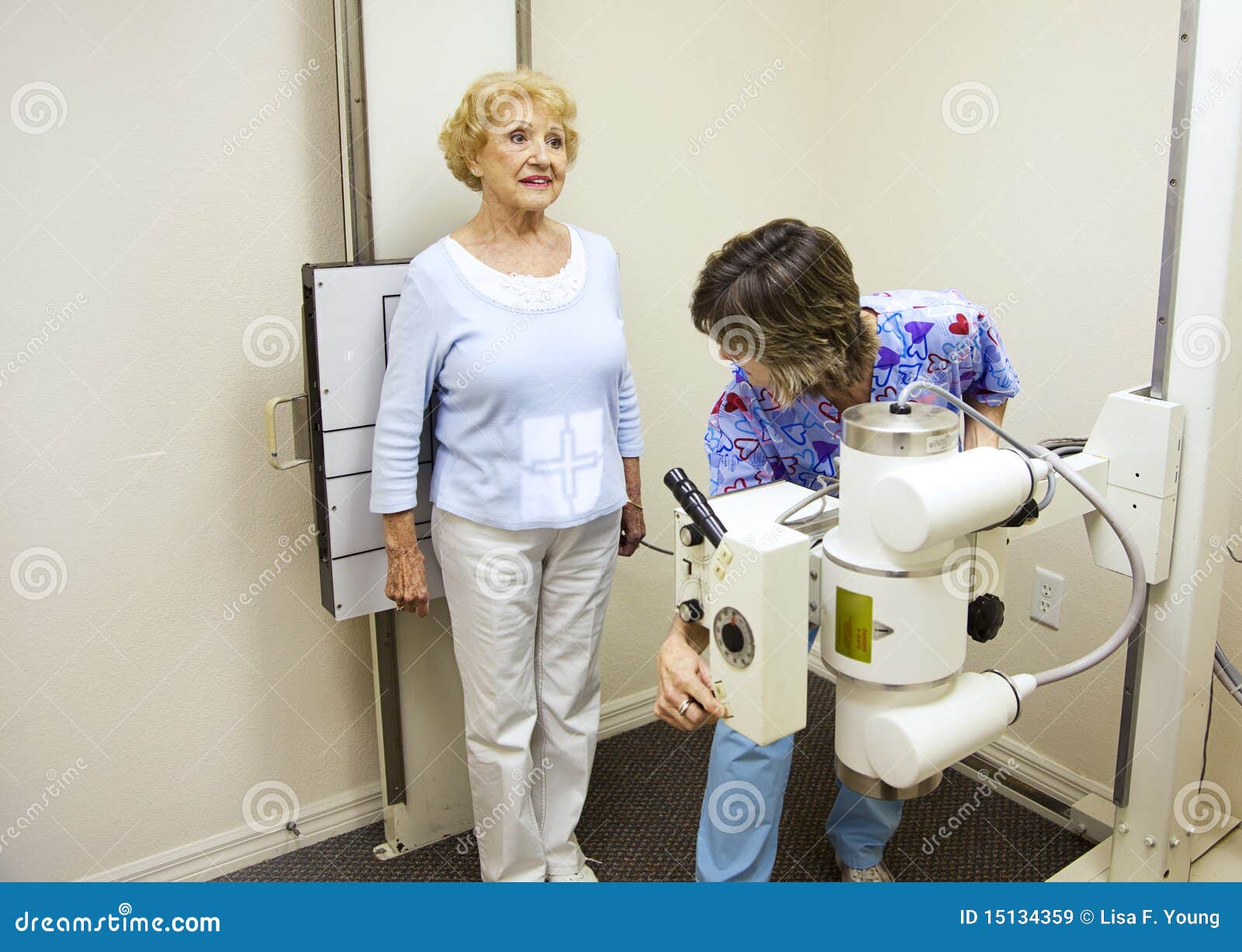 Taking Spine X-Ray stock image. Image of smiling, patient - 15134359