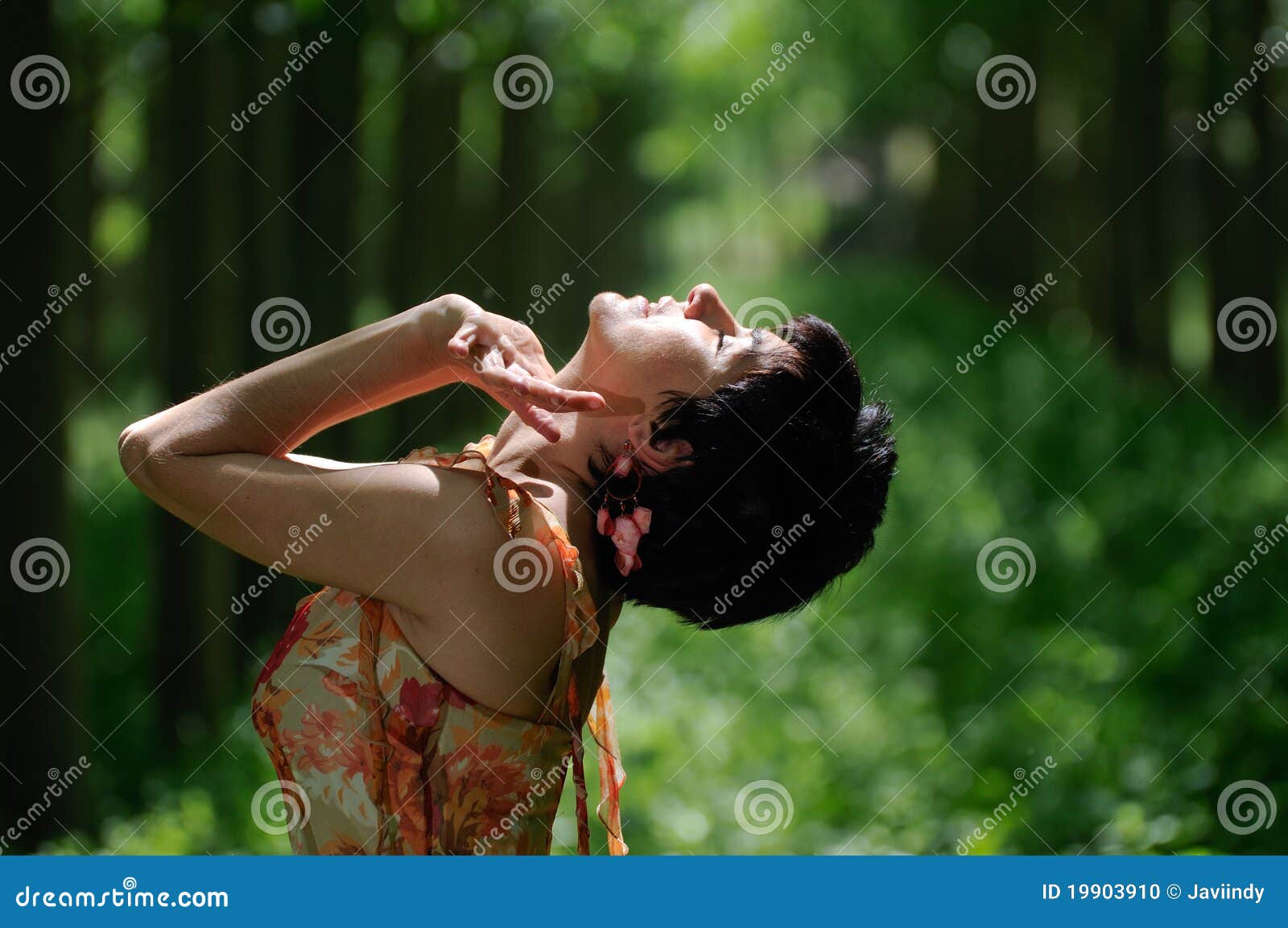 Taking the Sun stock photo. Image of personal, shoulder - 19903910