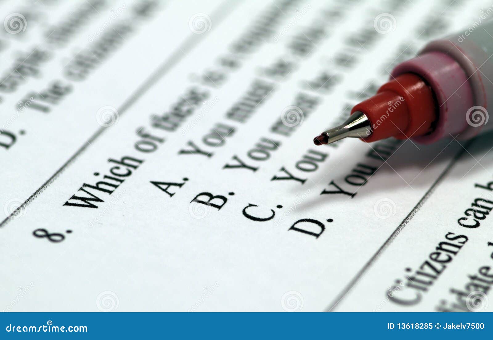 Taking a test stock image. Image of question, exam, multiple - 13618285