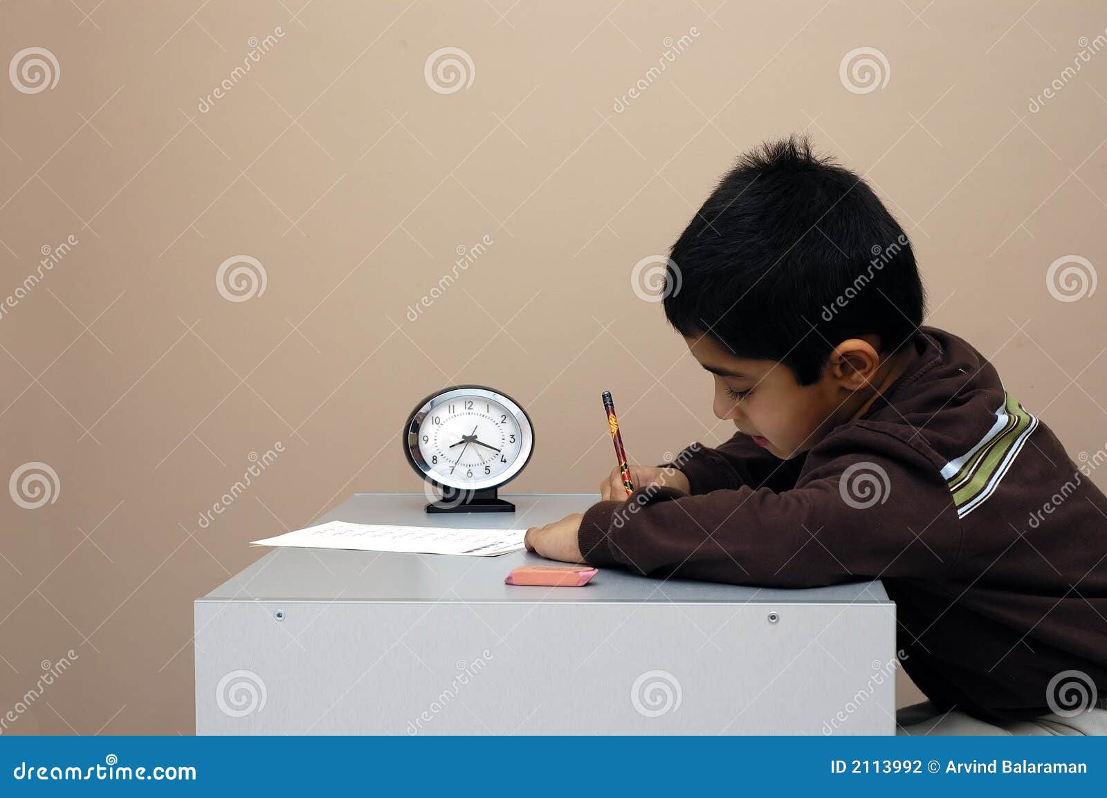 Taking a test stock photo. Image of primary, portrait - 2113992