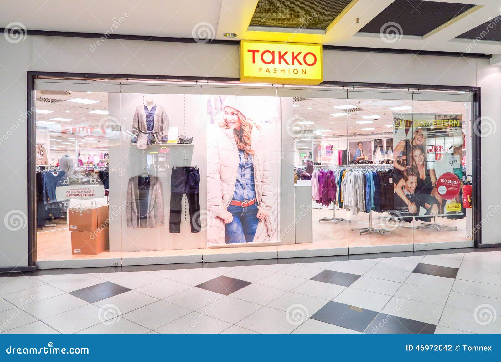 Takko Fashion editorial photography. Image of german - 46972042