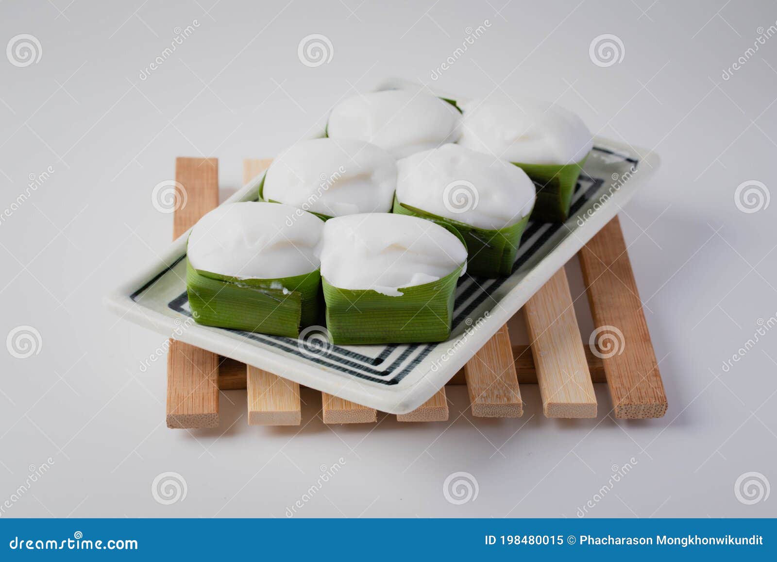 Tako with Coconut Milk and Thai Dessert Stock Image - Image of luxury ...