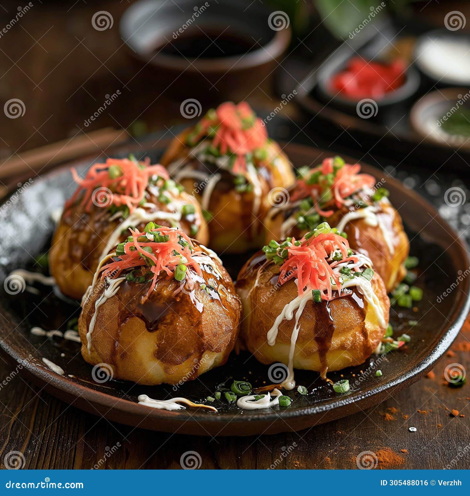 Takoyaki, Japanese Octopus Balls 1 Stock Photography | CartoonDealer ...