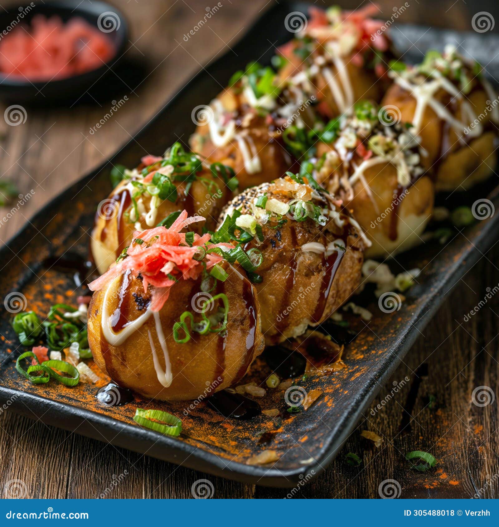 Takoyaki, Japanese Octopus Balls 1 Stock Photography | CartoonDealer ...