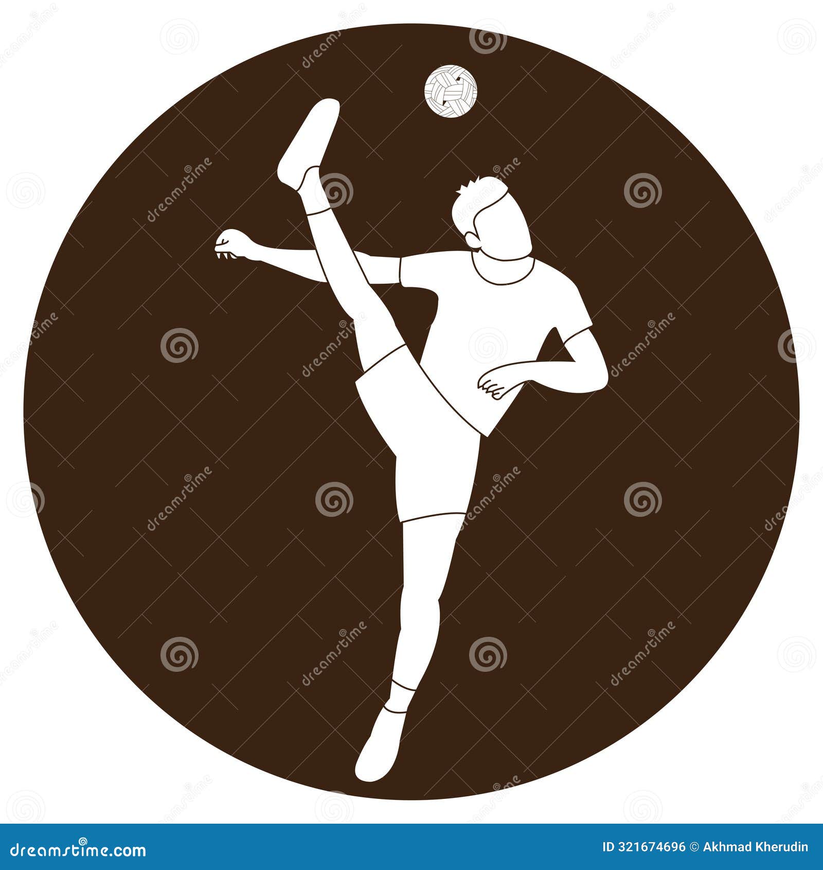 Takraw player logo design stock vector. Illustration of tournament ...