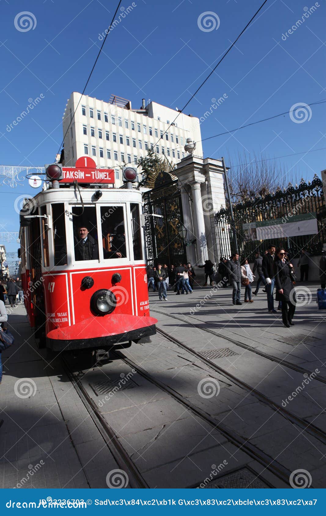 Taksim Square editorial stock photo. Image of clime, taksim - 23236703