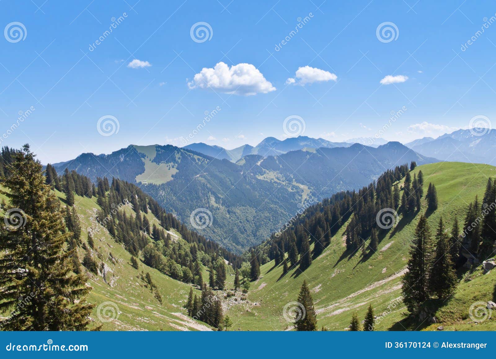 Tal in den Alpen stockfoto. Bild von skier, bayern, klettern - 36170124