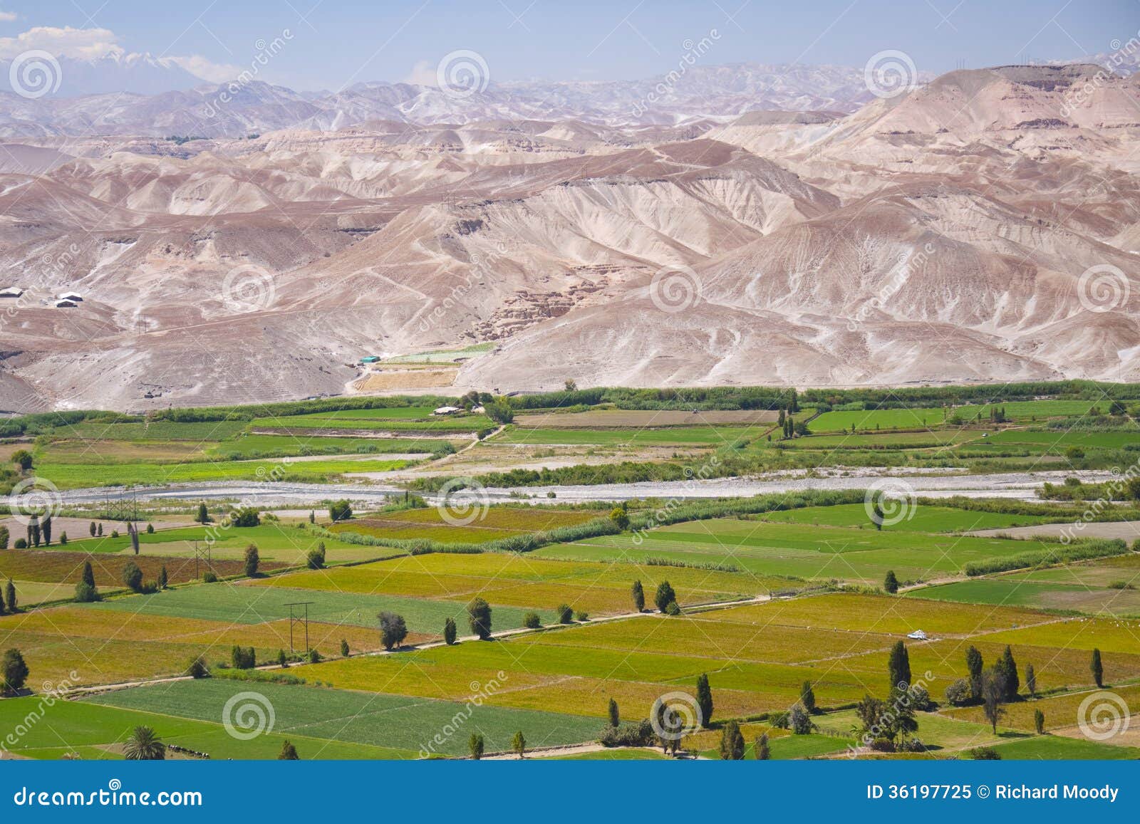 Tal-Landschaft, Camaná, Peru Stockbild - Bild von amerika, trocken ...