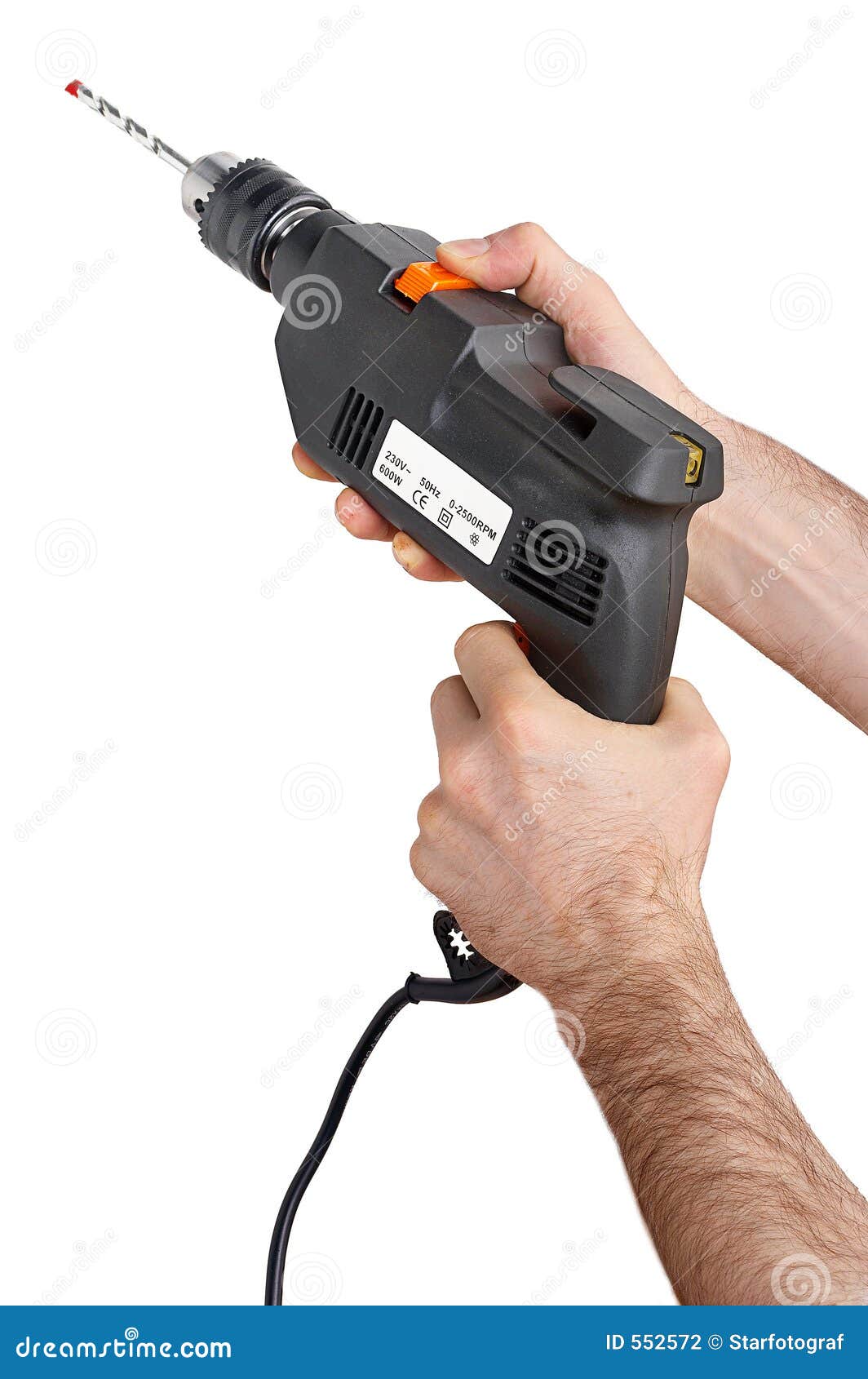 Taladro - Bohrmaschine foto de archivo. Imagen de profundidad - 552572